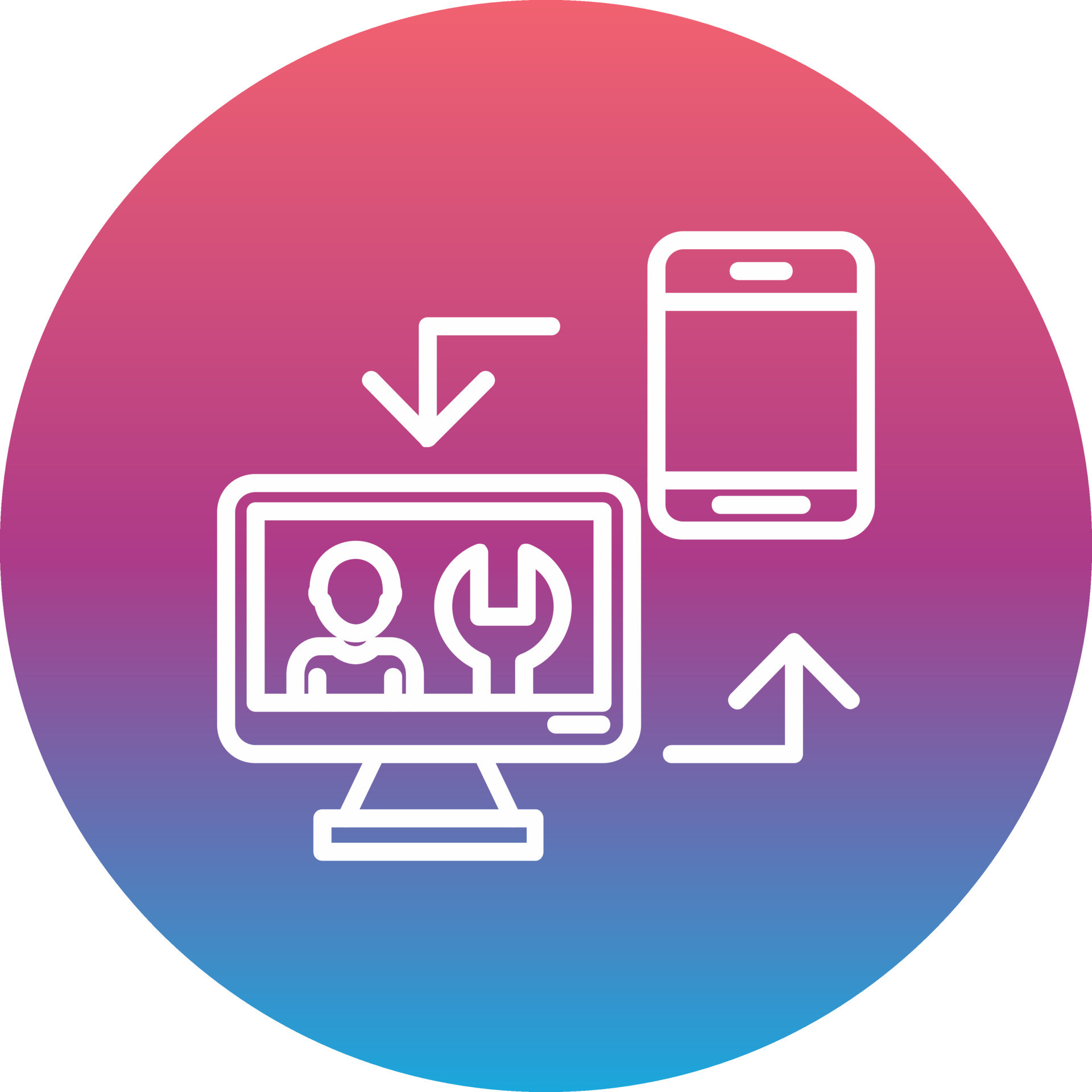 Data Synchronization Vector Icon 17449818 Vector Art At Vecteezy