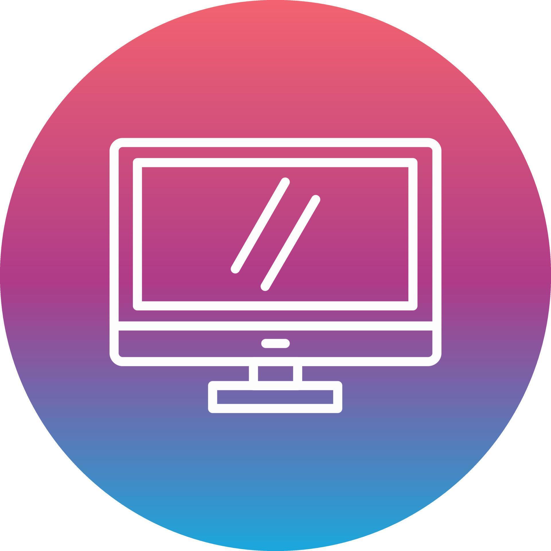 Monitor Display Vector Icon 17451745 Vector Art at Vecteezy