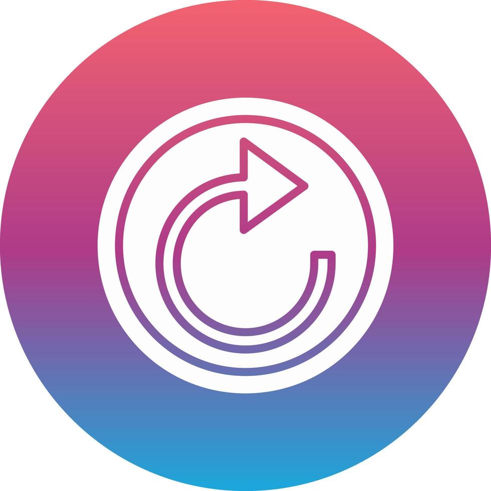 Reload Arrow Vector Icon 17453191 Vector Art At Vecteezy
