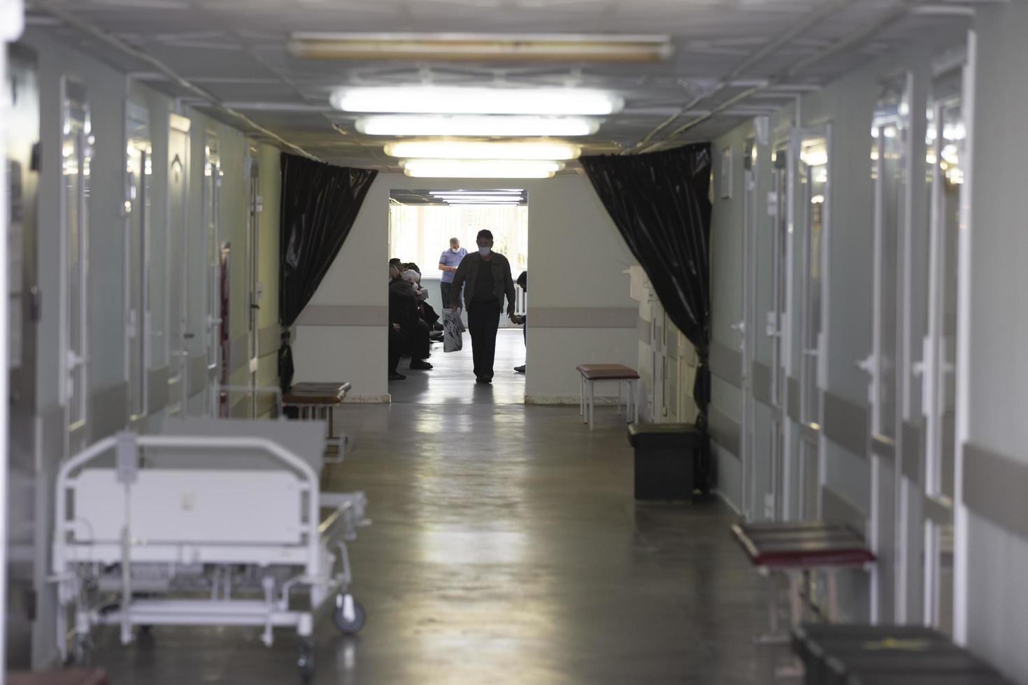 Hospital or polyclinic corridor with patients. 17456008 Stock Photo at ... Hospital or polyclinic corridor with patients. 17456008 Stock Photo at ...