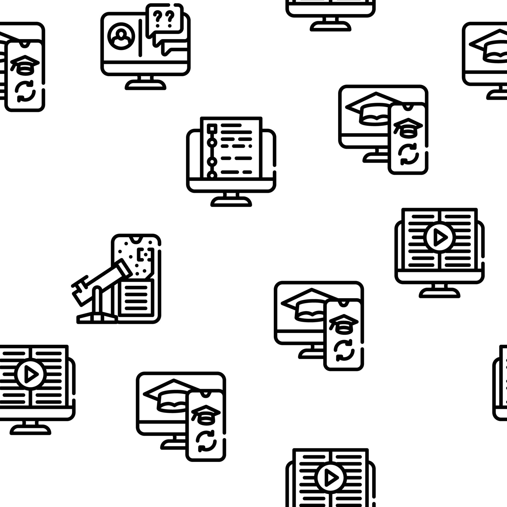 Online Education Learning Lesson Icons Set Vector 17459174 Vector Art ... Online Education Learning Lesson Icons Set Vector 17459174 Vector Art ...