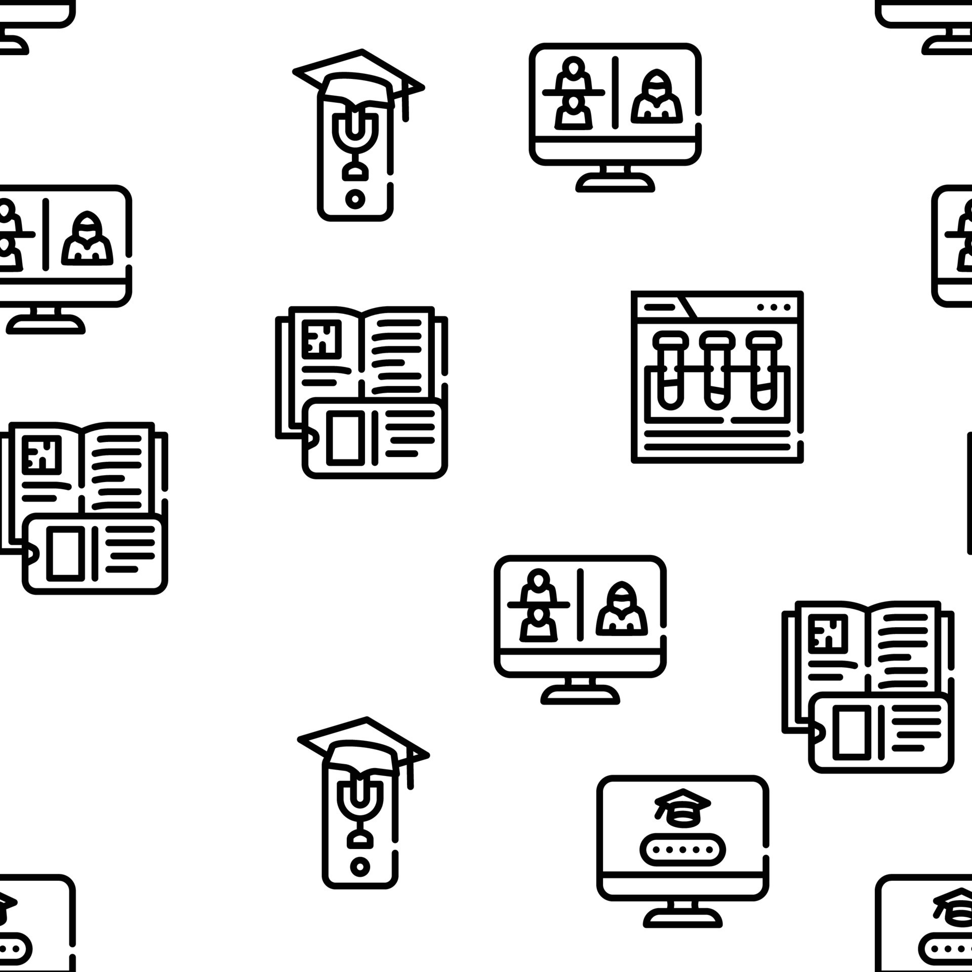 Online Education Learning Lesson Icons Set Vector 17459176 Vector Art ... Online Education Learning Lesson Icons Set Vector 17459176 Vector Art ...