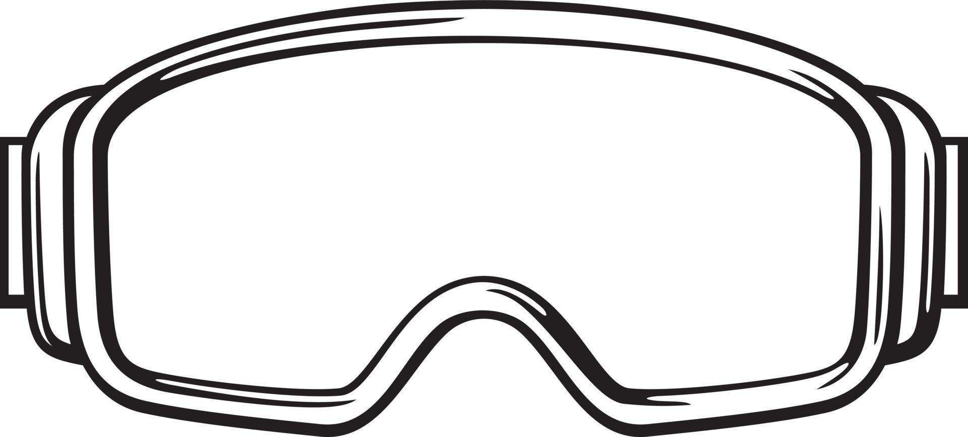 Ski Goggles with - Winter Sport Glasses. Vector Illustration. 17459603 ...