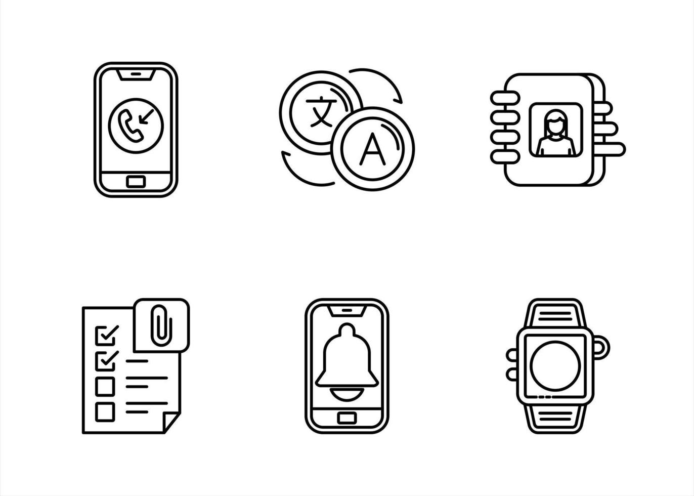 Unique Vector Line Icon Set 17469744 Vector Art At Vecteezy