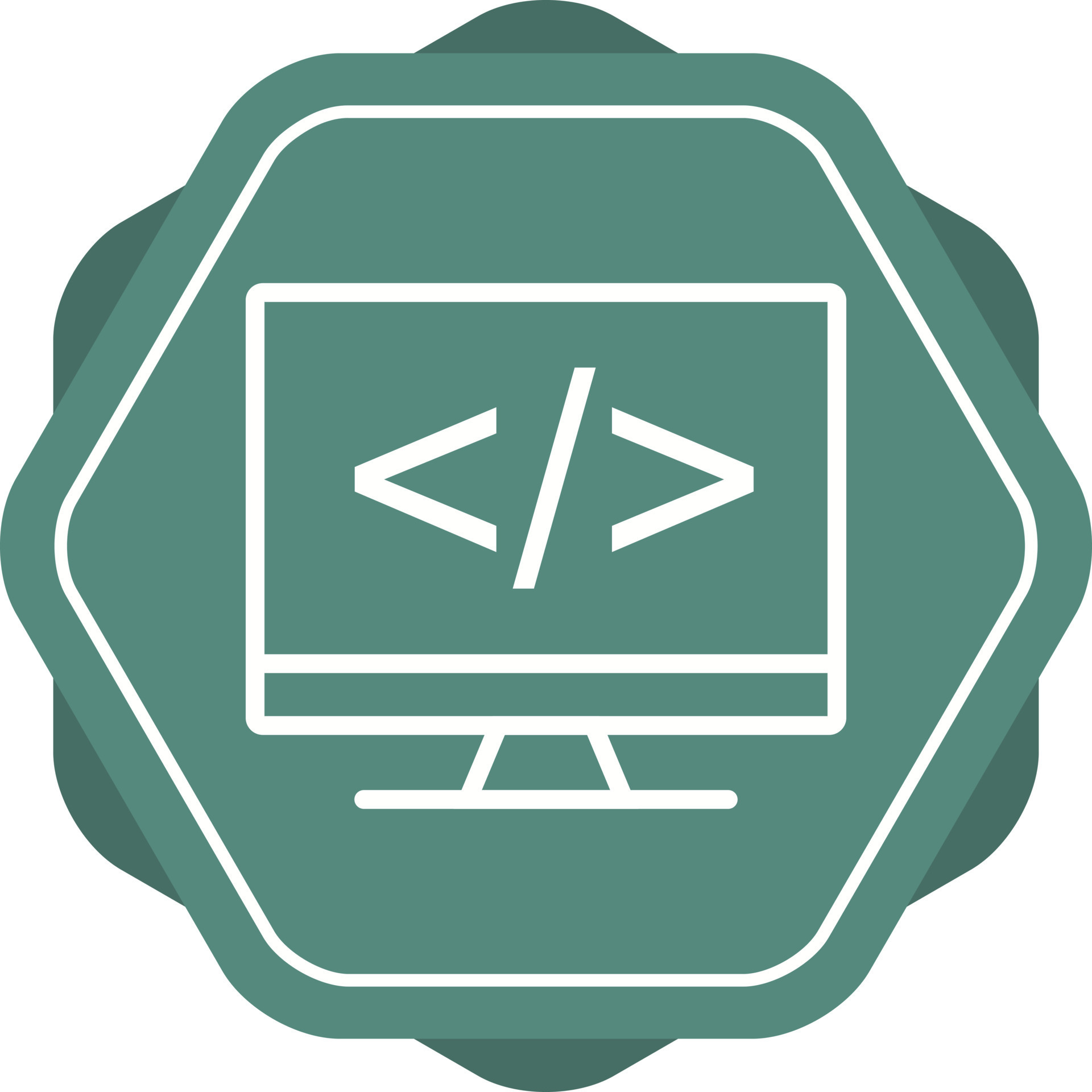 Beautiful Coding On Screen Vector Line Icon 17470518 Vector Art At Vecteezy