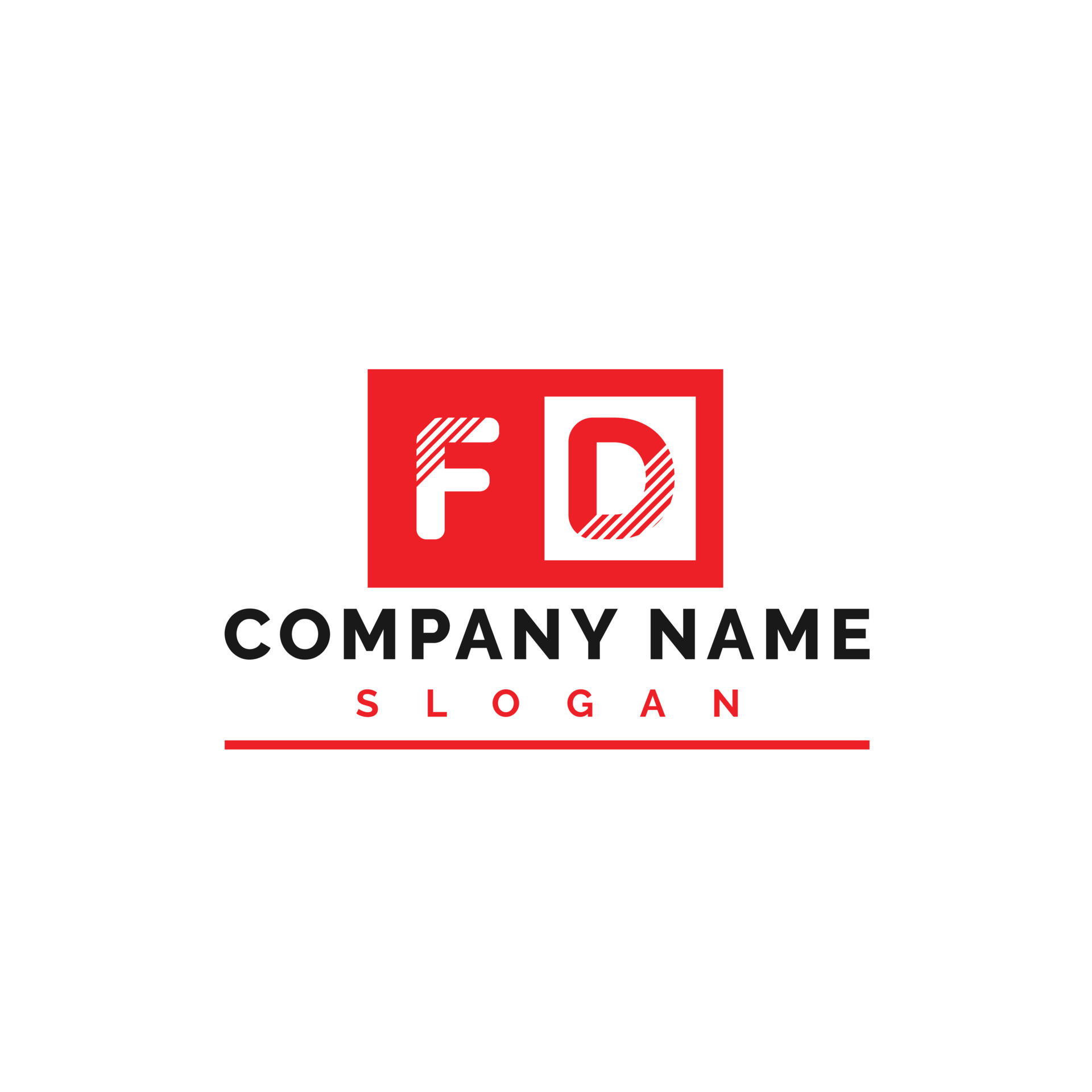FD Letter Logo Design 17479501 Vector Art at Vecteezy FD Letter Logo Design 17479501 Vector Art at Vecteezy