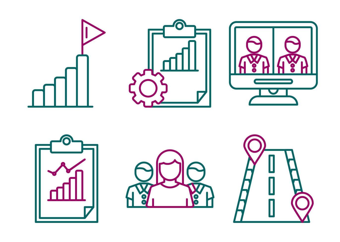 Project Planning Vector Icon Set 17482582 Vector Art at Vecteezy