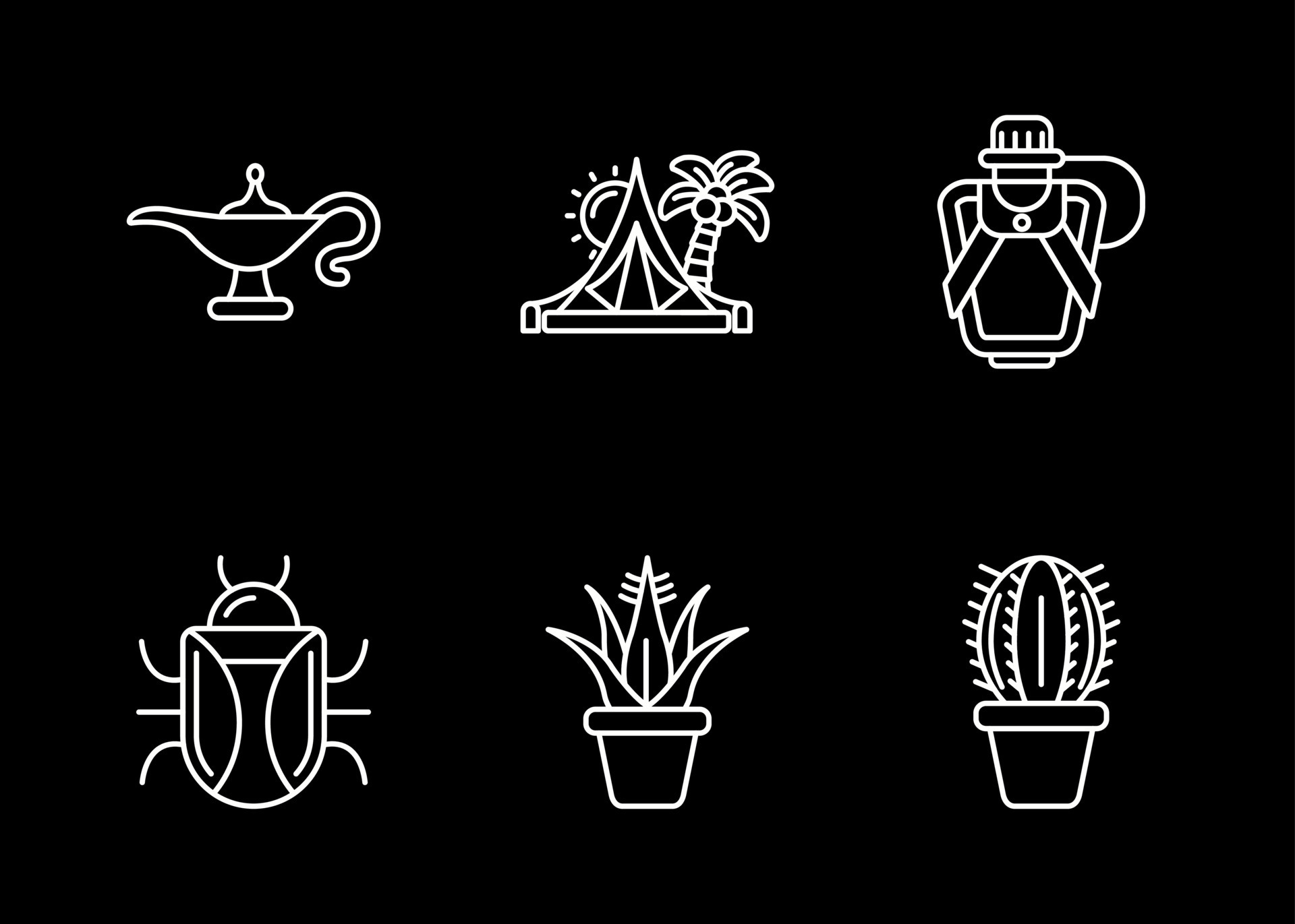 Set of Unique Vector Icons 17483177 Vector Art at Vecteezy