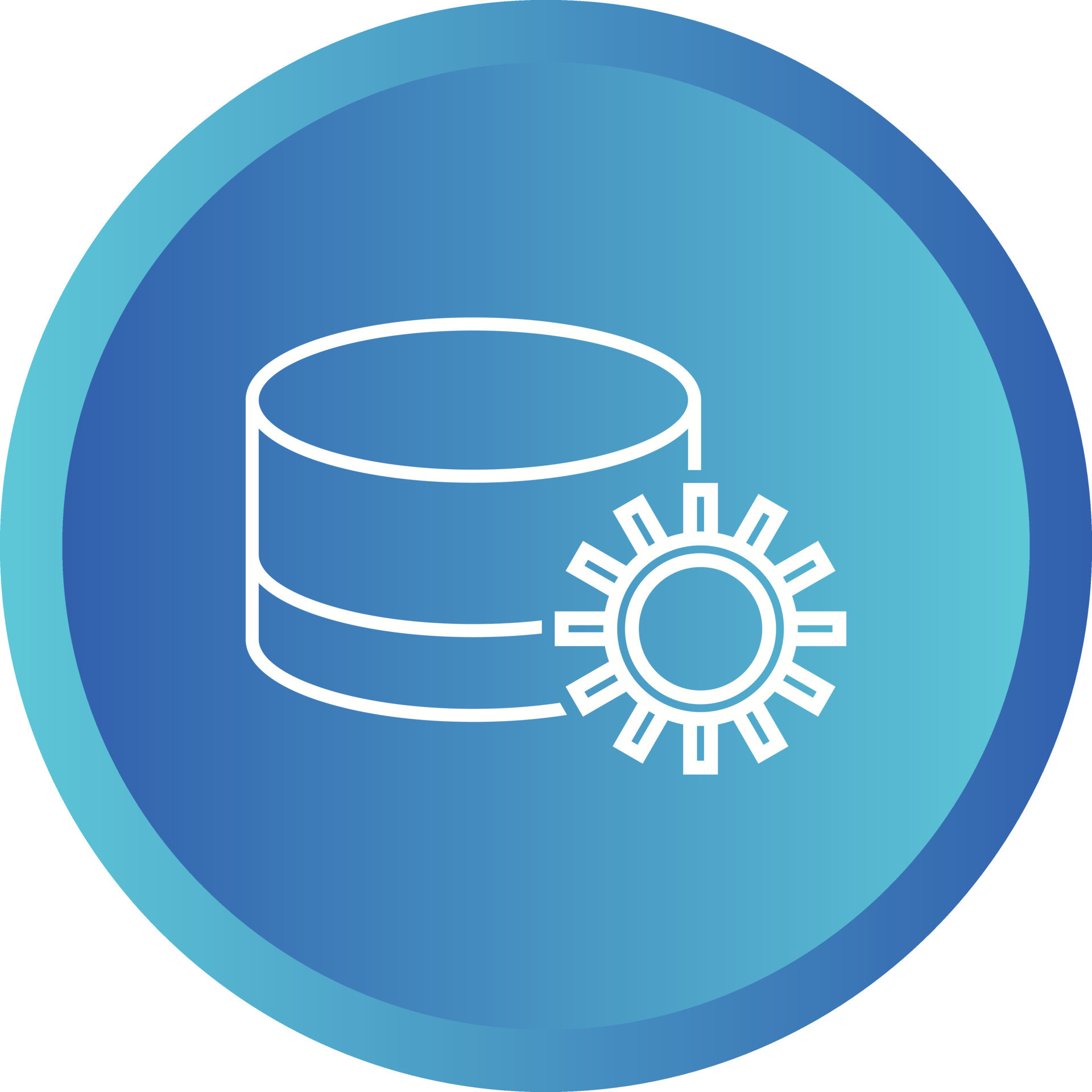 Beautiful Database Management Vector Line Icon 17483849 Vector Art At