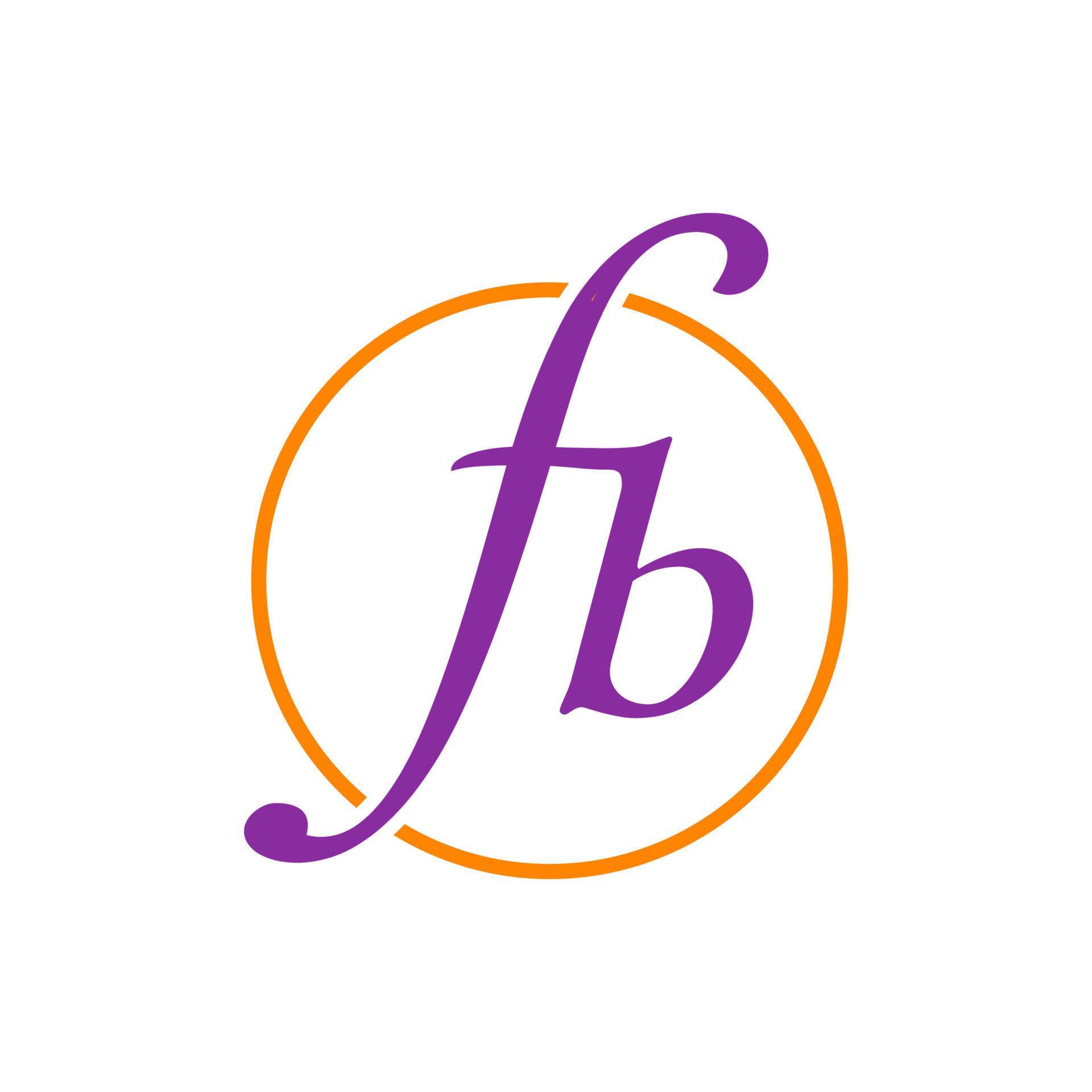 Creative and Minimalist Letter FB Logo Design Using letters F and B ...