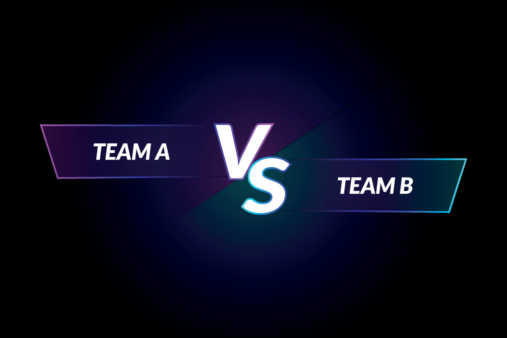 Team A vs Team A competition table background 17484392 Vector Art at Vecteezy