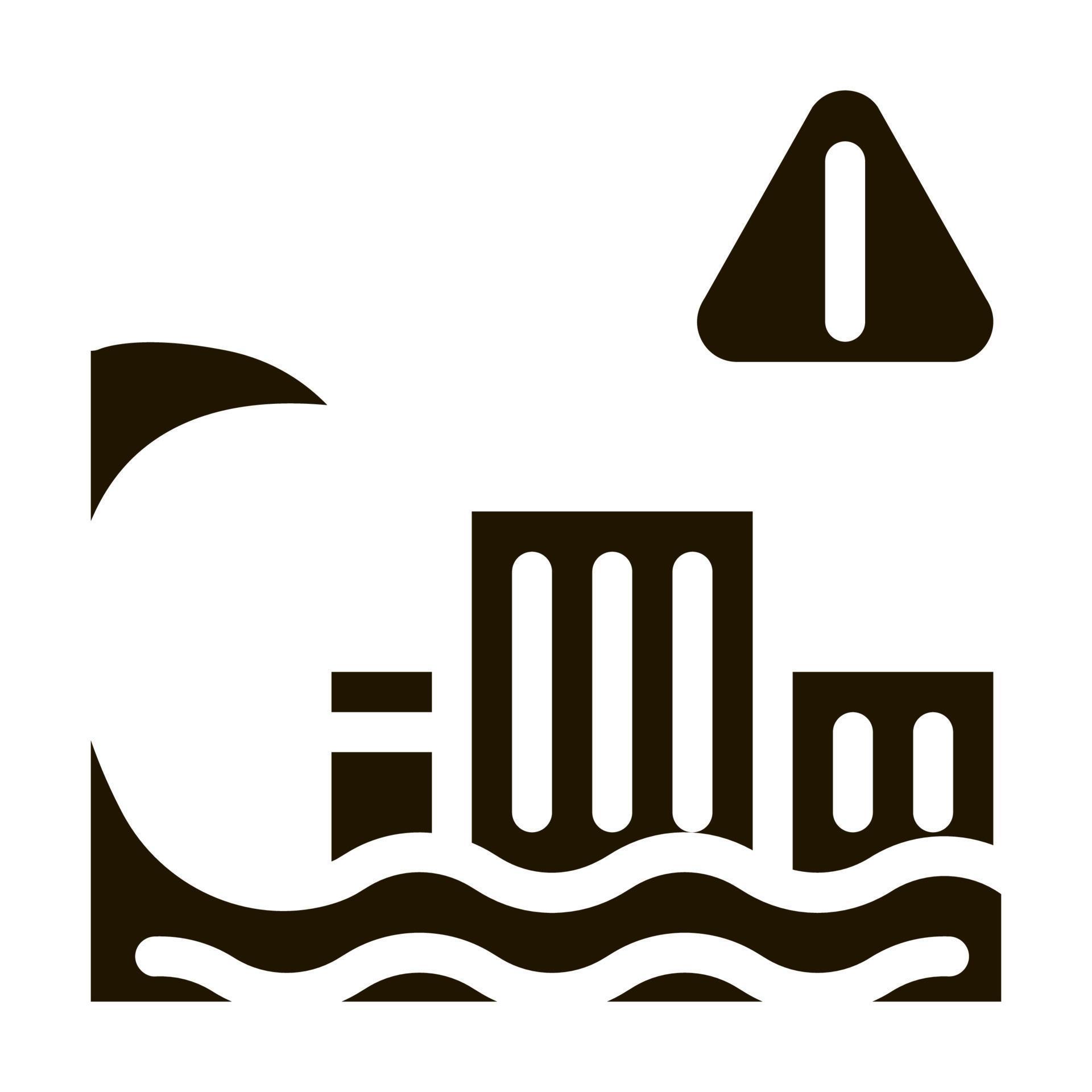 tsunami flood city icon Vector Glyph Illustration 17493455 Vector Art ... tsunami flood city icon Vector Glyph Illustration 17493455 Vector Art ...