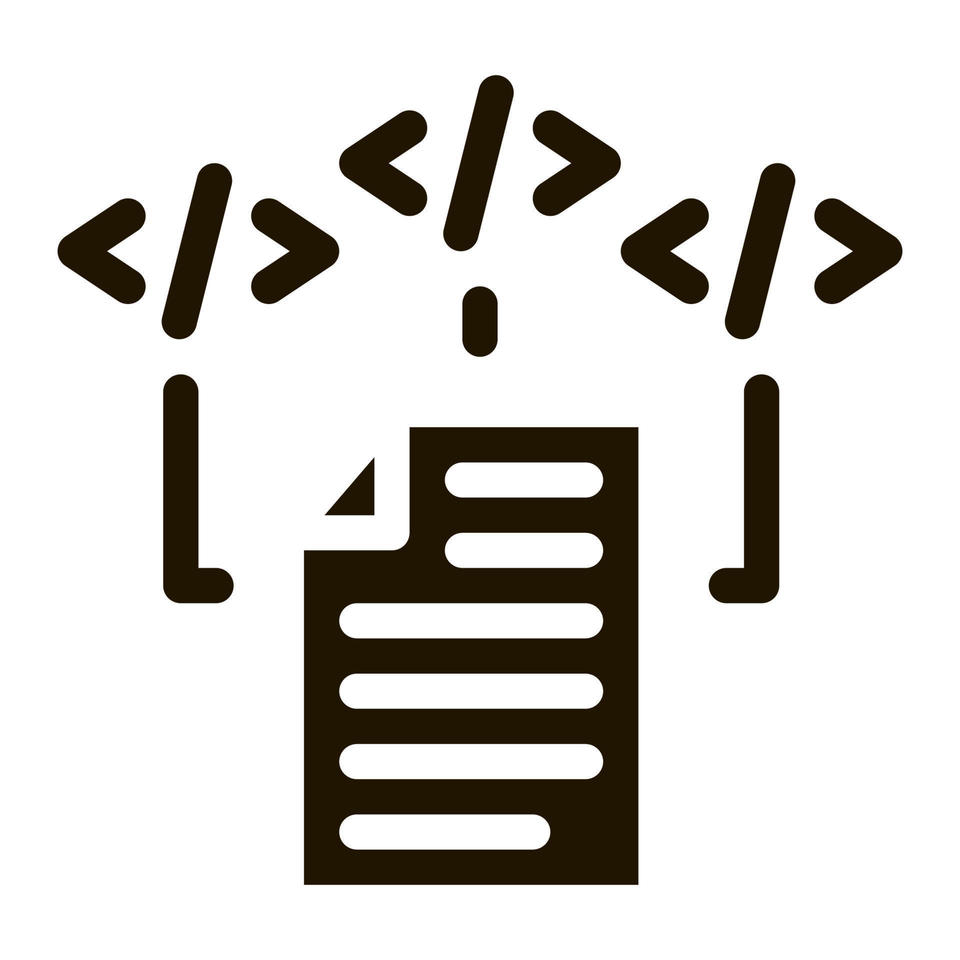 Programming Code File Icon Vector Glyph Illustration 17493915 Vector Art At Vecteezy