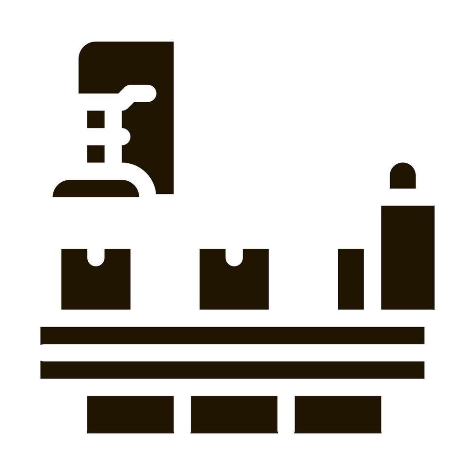 manufacturing process icon Vector Glyph Illustration 17496348 Vector ...