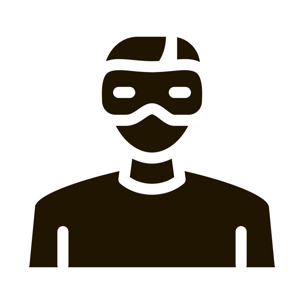 downloading fake image icon Vector Glyph Illustration 17498440 Vector ...