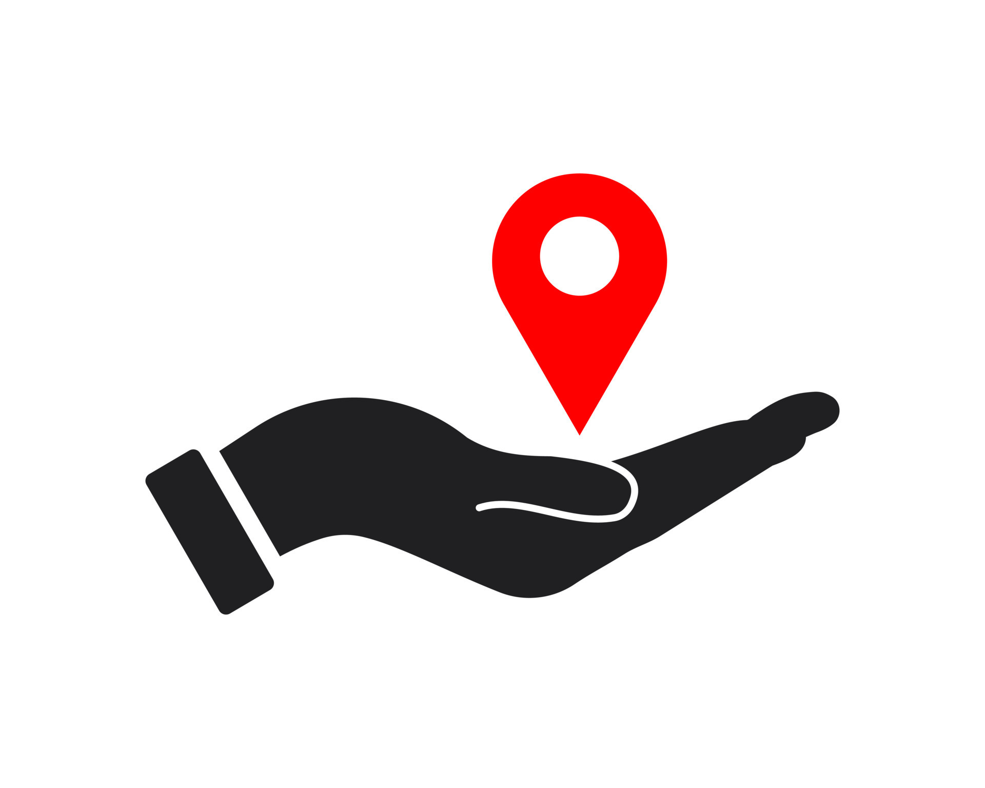 Hand Location Logo Design Location Logo With Hand Concept Vector Hand hand-location-logo-design-location-logo-with-hand-concept-vector-hand