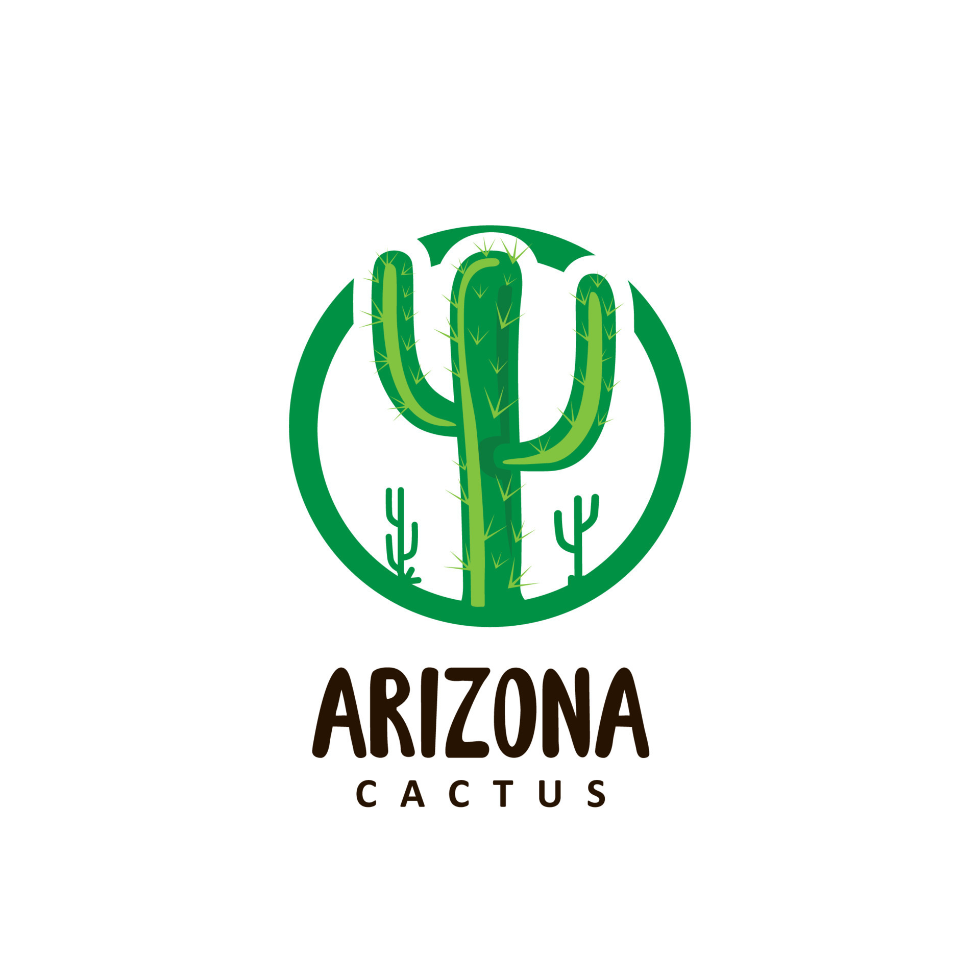 Ilustraciones de cactus logo design vector 17499688 Vector en Vecteezy