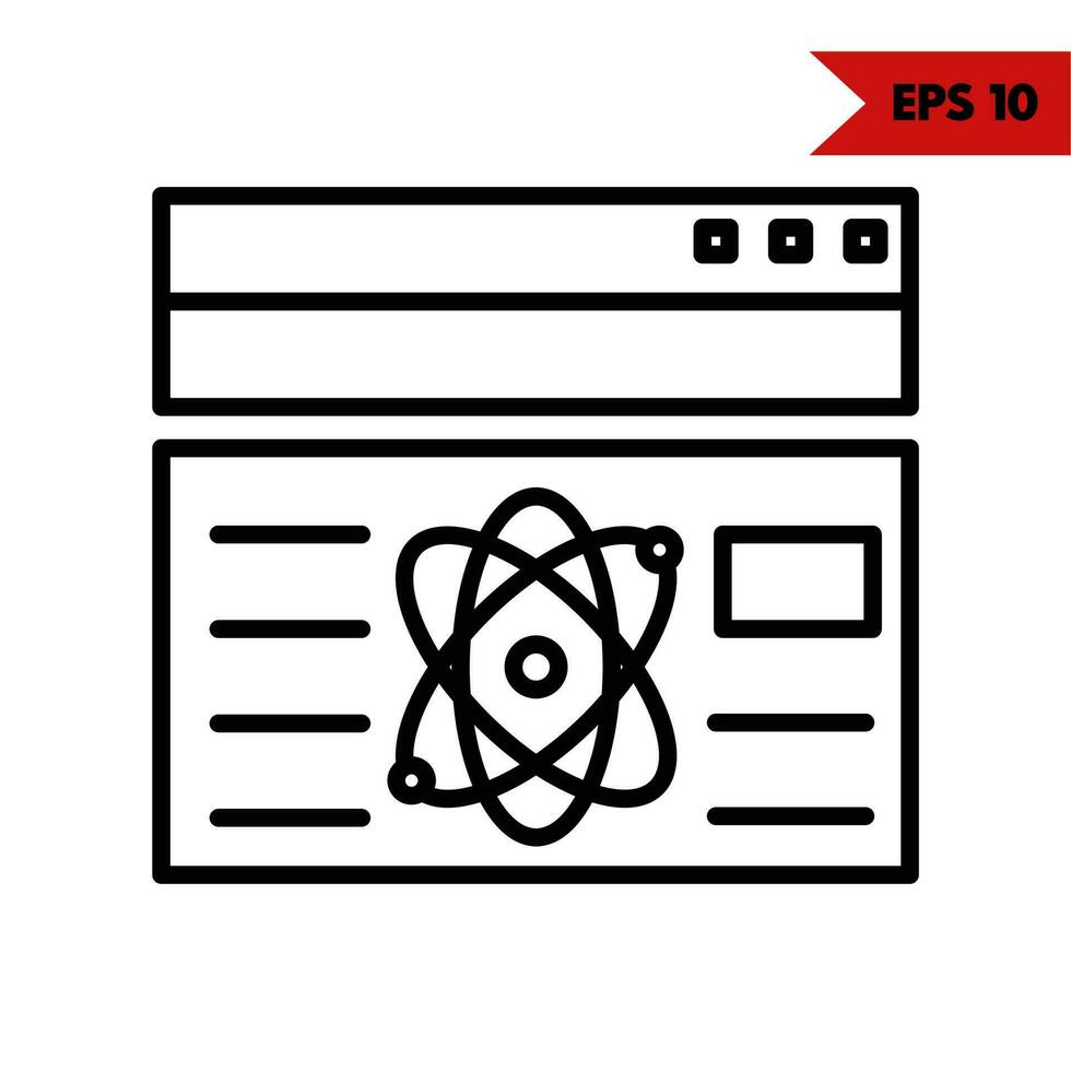 Illustration of file line icon 17504611 Vector Art at Vecteezy