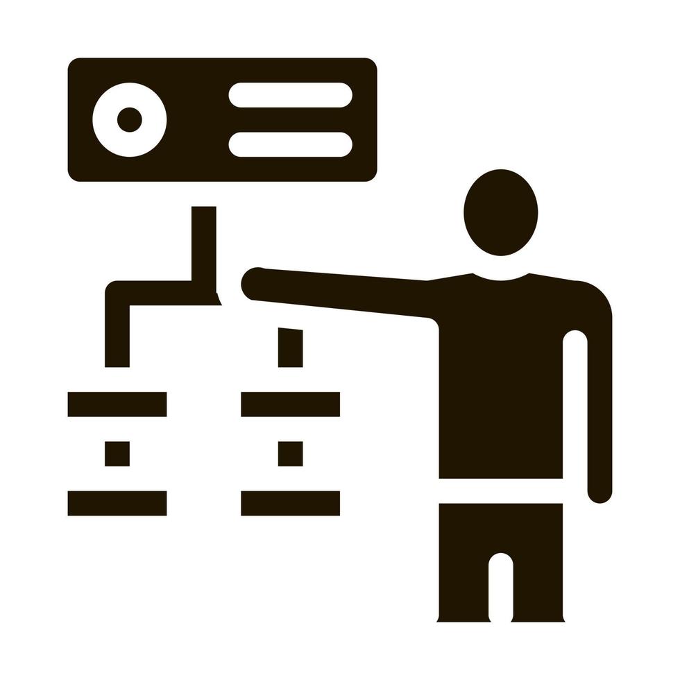 Gradual Algorithm Icon Vector Glyph Illustration 17509866 Vector Art At Vecteezy