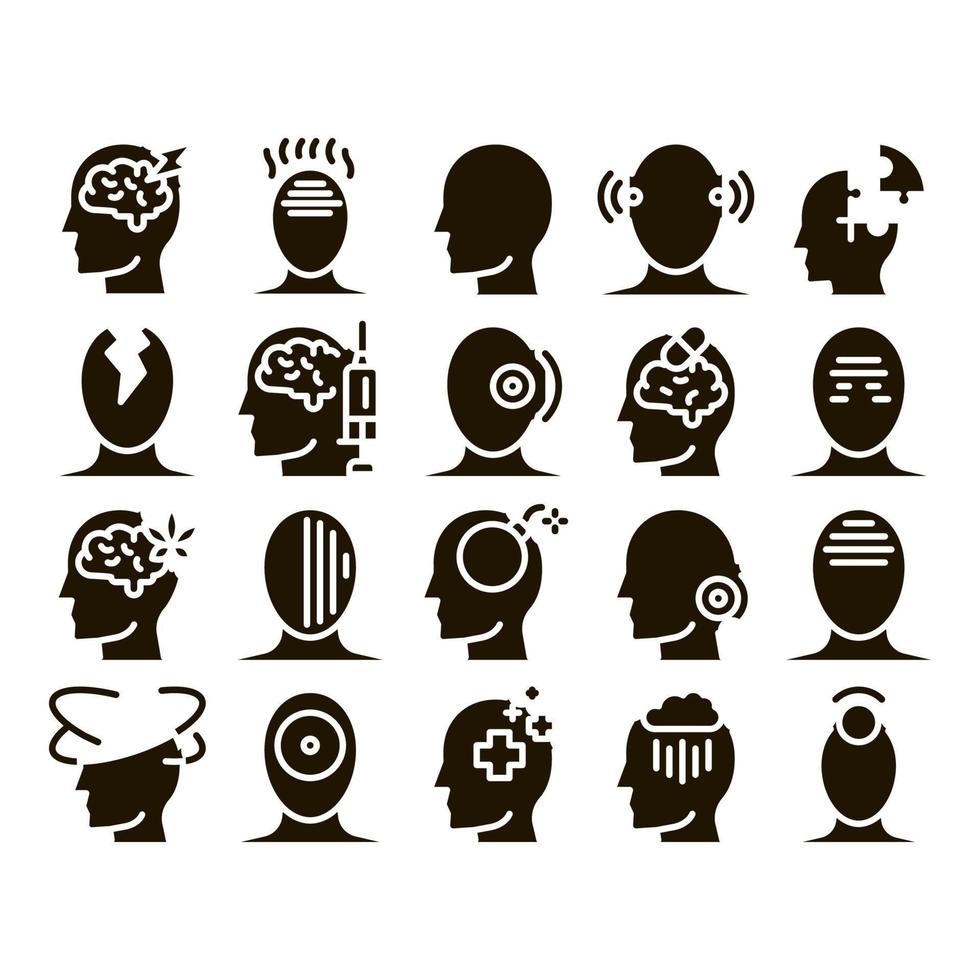 Headache Collection Elements Vector Icons Set 17510889 Vector Art at ... Headache Collection Elements Vector Icons Set 17510889 Vector Art at ...