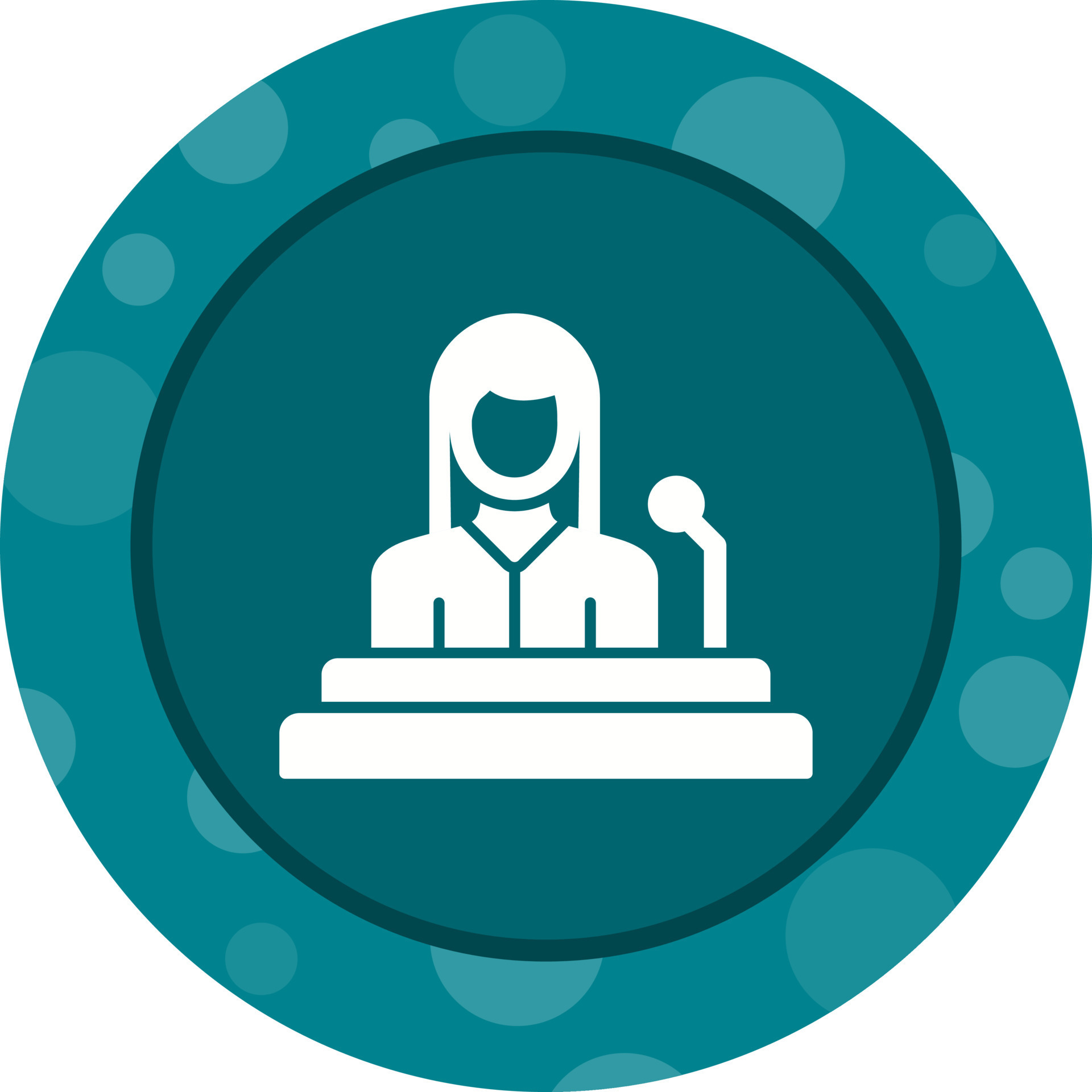 Lectern Vector Icon 17513813 Vector Art At Vecteezy