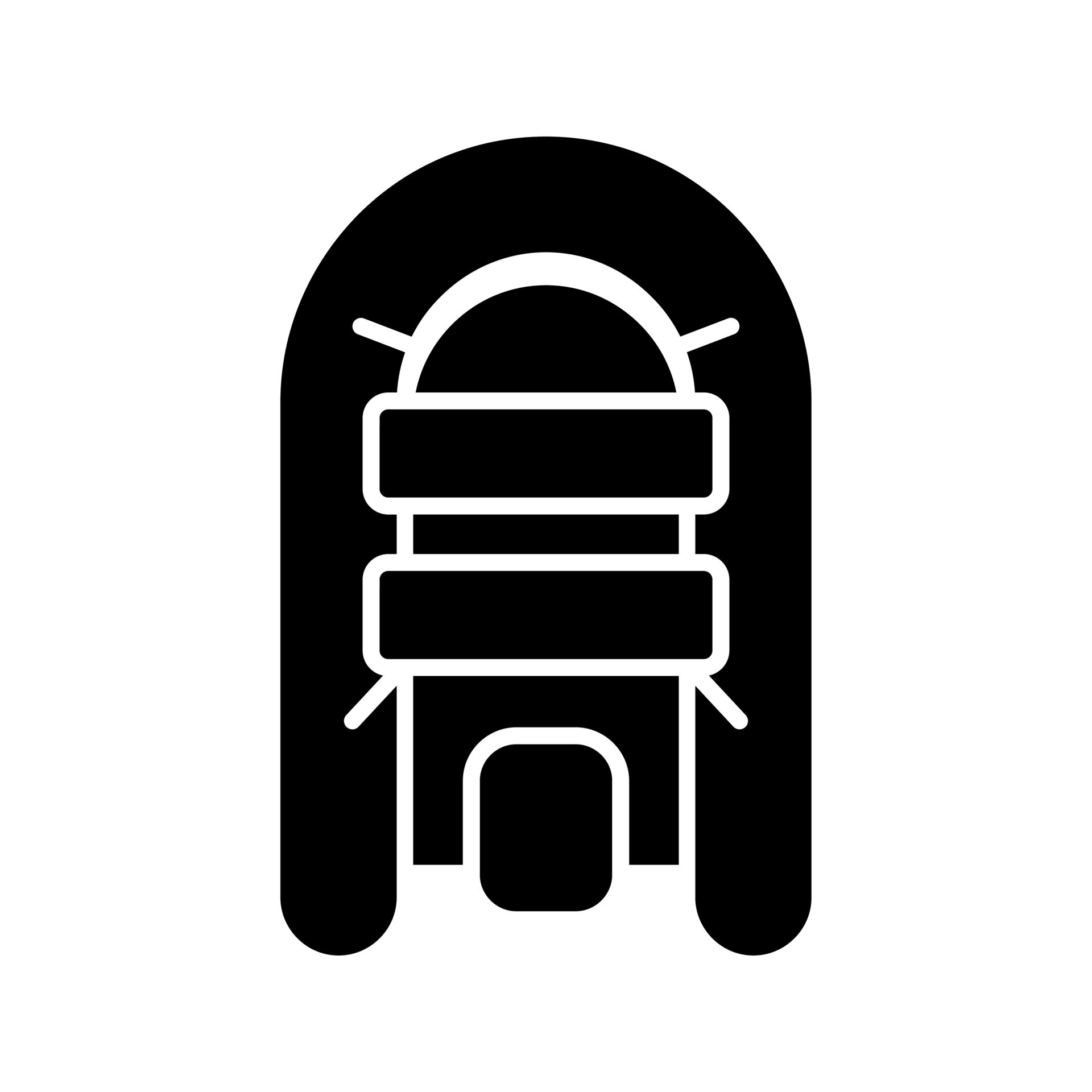 Inflatable Boat Vector Icon 17517231 Vector Art At Vecteezy