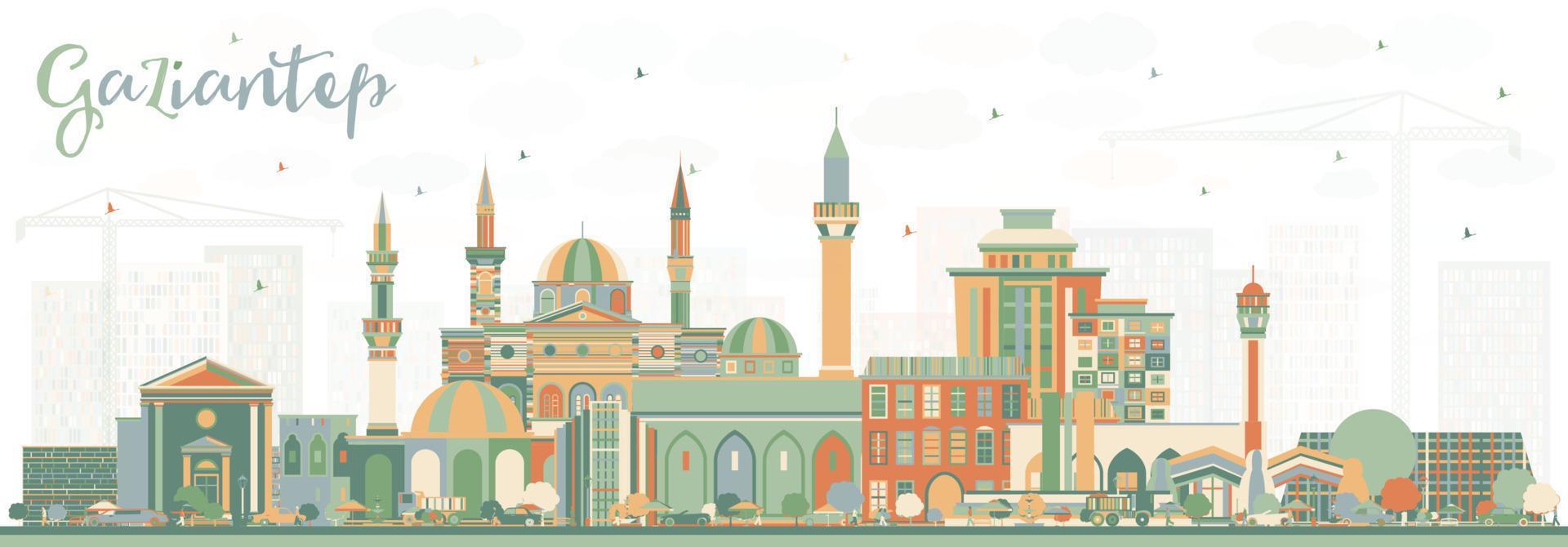 Gaziantep Turkey City Skyline with Color Buildings. 17518210 Vector Art ... Gaziantep Turkey City Skyline with Color Buildings. 17518210 Vector Art ...