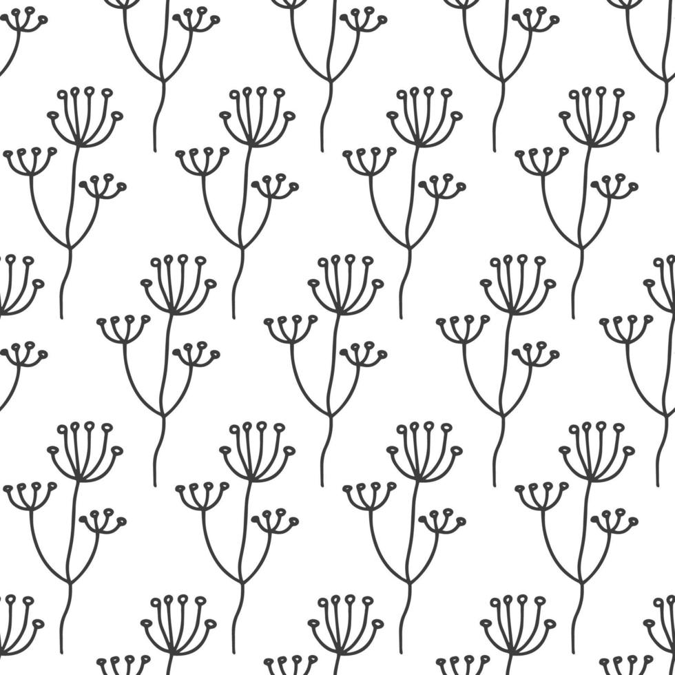 Abstract Vector Seamless Pattern Black Dots Texture Background