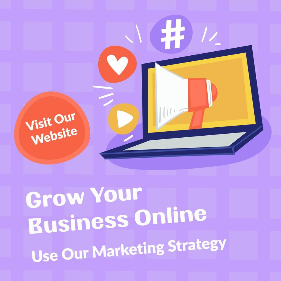 Grow Your Business Online Marketing Strategy 17522960 Vector Art At grow-your-business-online-marketing-strategy-17522960-vector-art-at