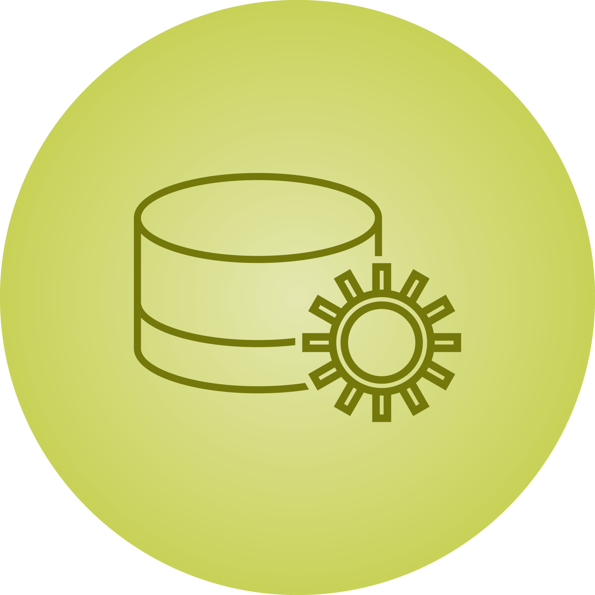 Beautiful Database Management Vector Line Icon 17529363 Vector Art At
