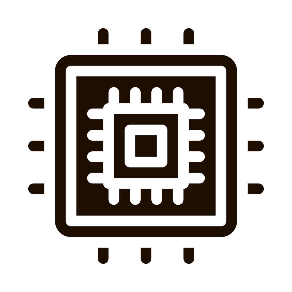 Computer Element Processor Vector Icon 17531072 Vector Art At Vecteezy