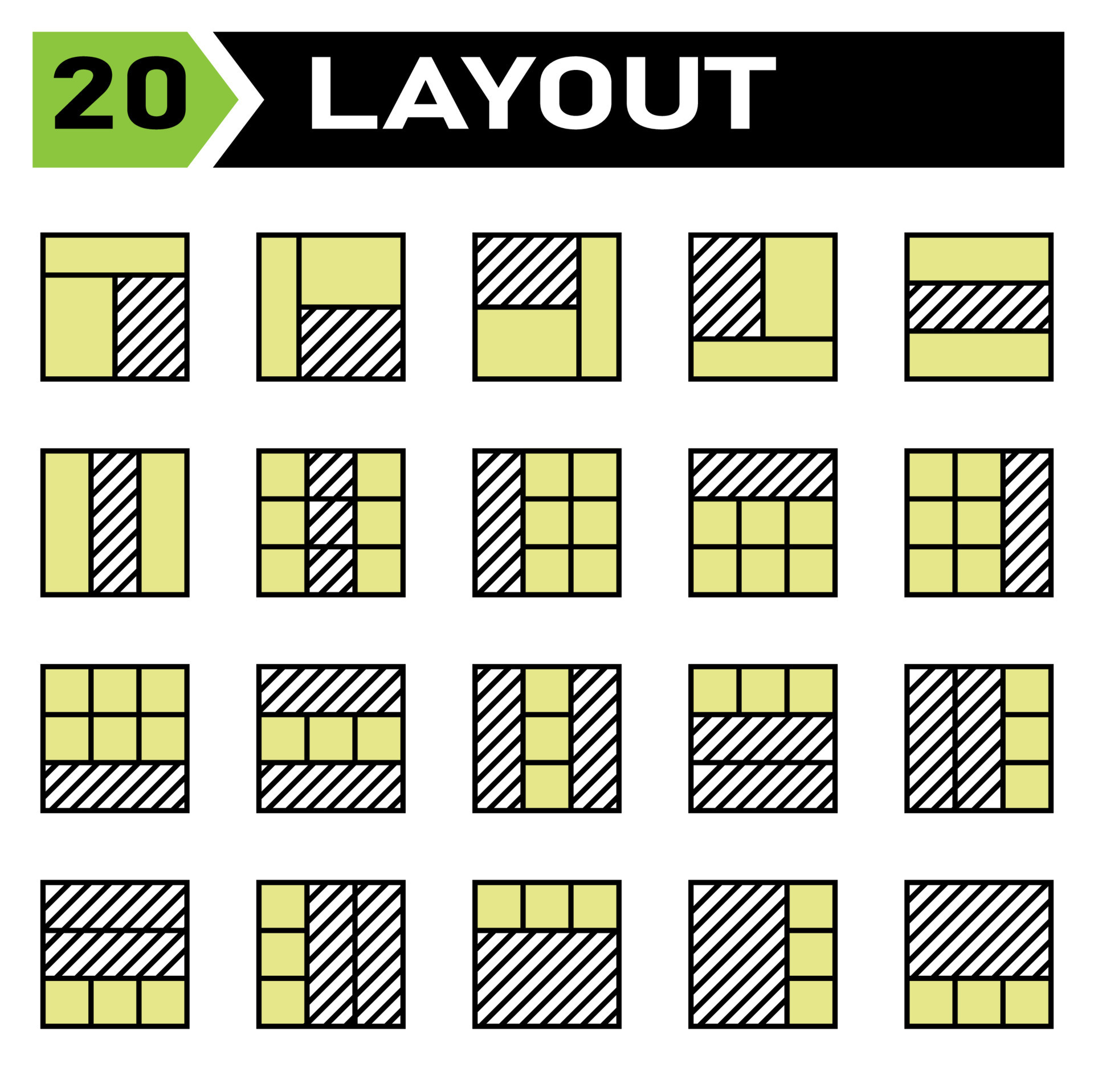 Layout icon set include layout, grid, dashboard, interface, user ... Layout icon set include layout, grid, dashboard, interface, user ...