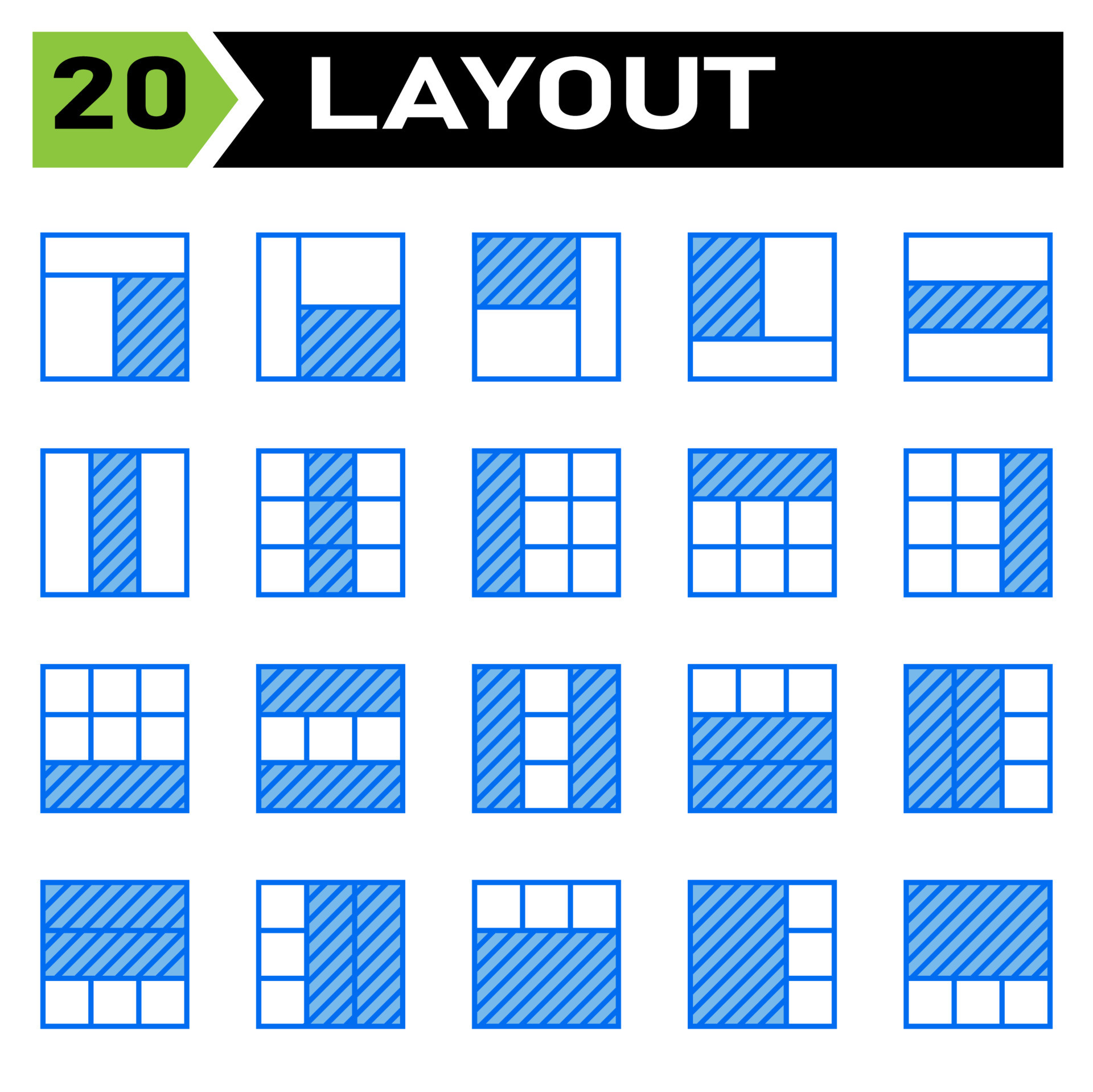 Layout icon set include layout, grid, dashboard, interface, user ... Layout icon set include layout, grid, dashboard, interface, user ...