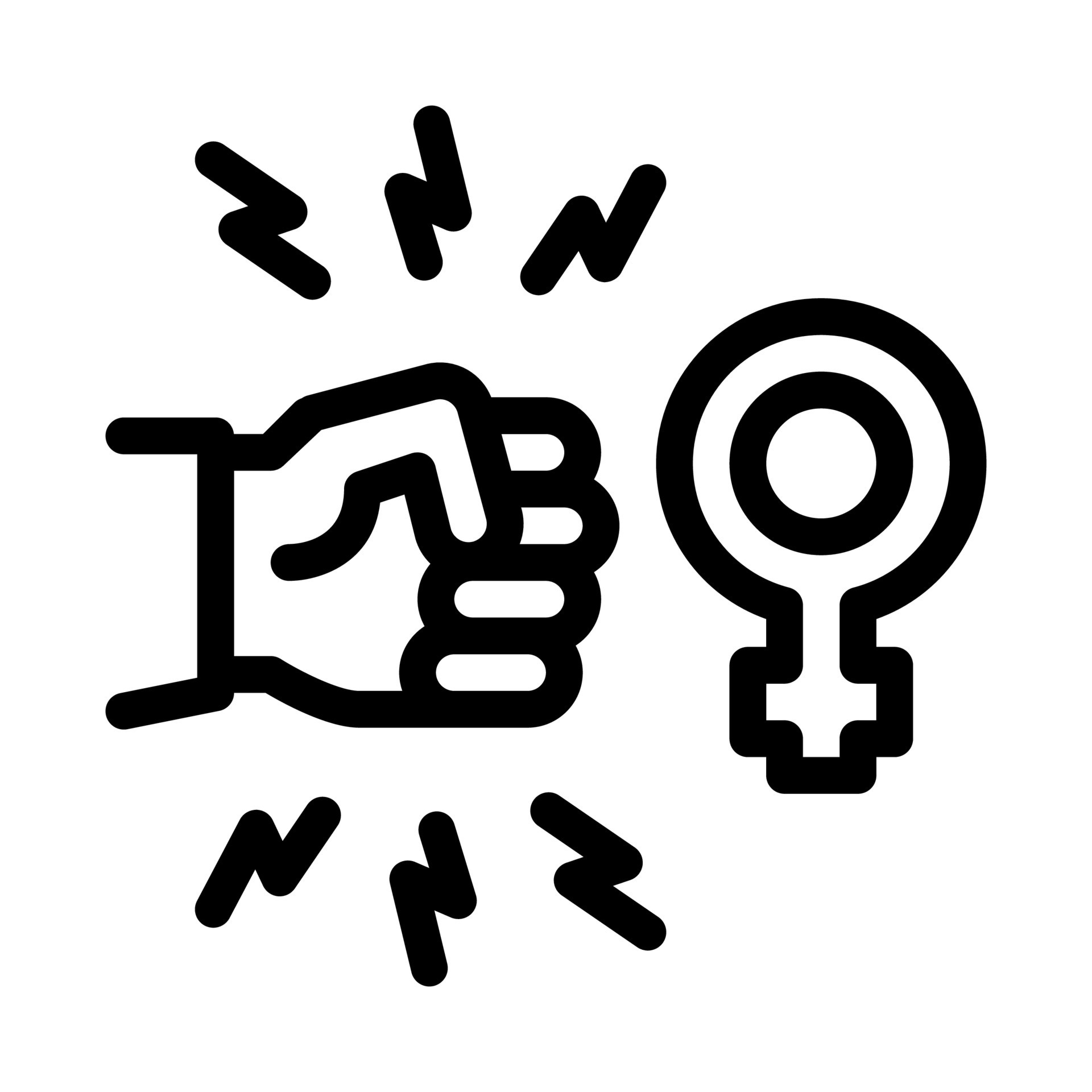 Hit Female Sex Icon Vector Outline Illustration 17542241 Vector Art At