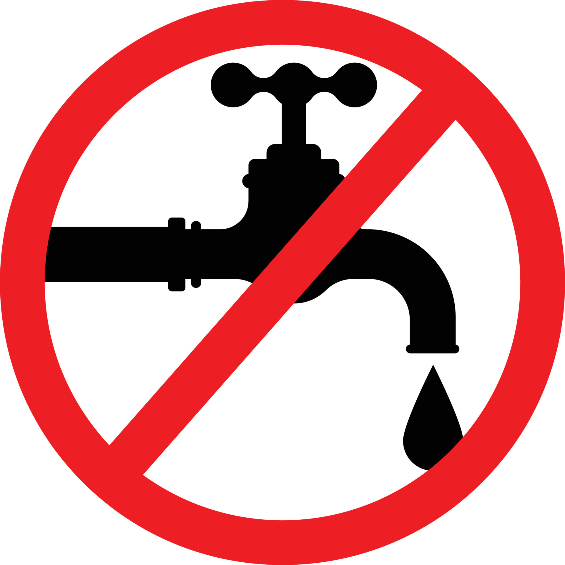 No Tap Water Icon. No Water Symbol Illustration 17546310 Vector Art at ... No Tap Water Icon. No Water Symbol Illustration 17546310 Vector Art at ...
