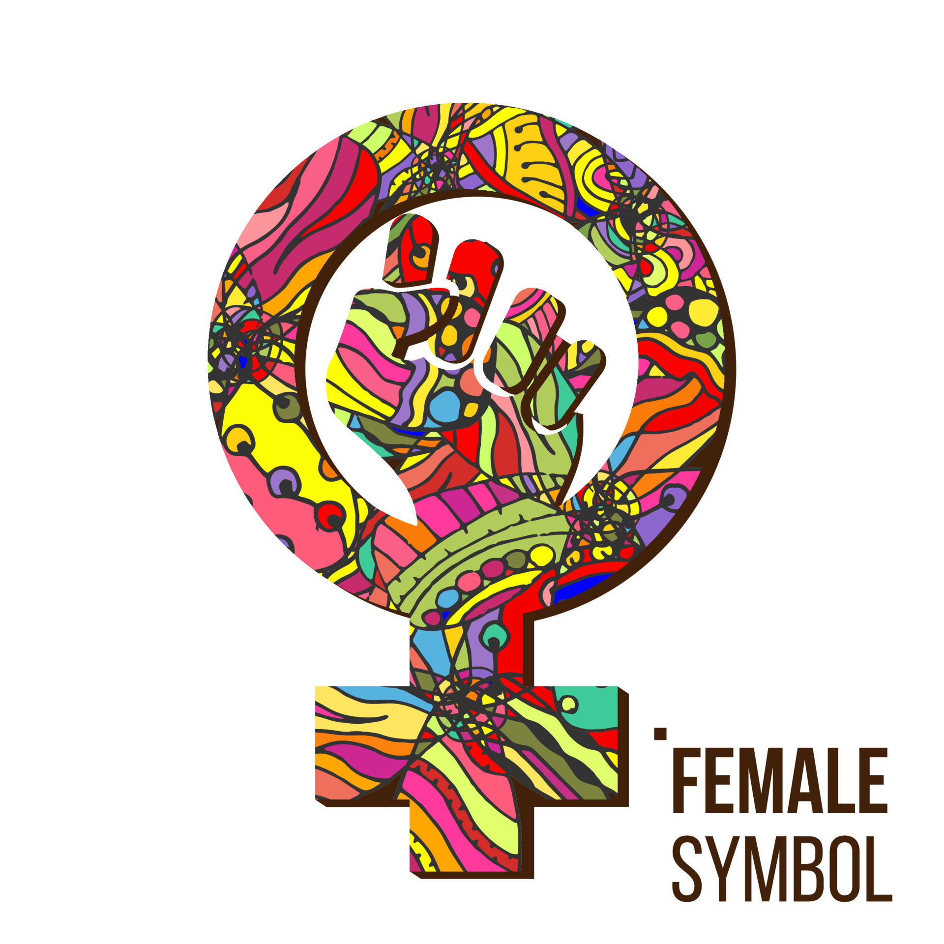 Feminism Symbol Vector Feminism Power Lgbt Society Female Icon