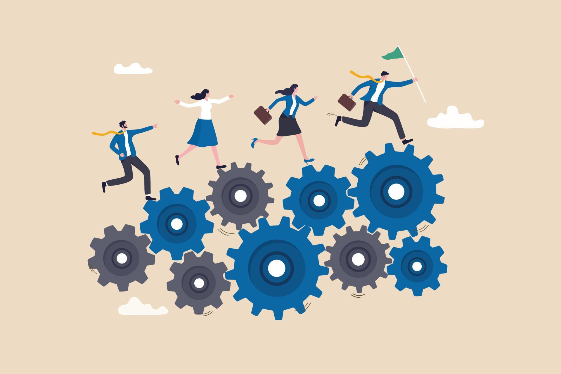 Organization efficiency, development and workflow, business strategy to make team success ...