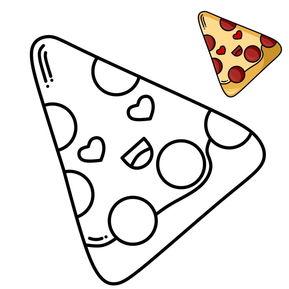 imágenes de pizza de dibujos animados para colorear libro 17554608 ... imágenes de pizza de dibujos animados para colorear libro 17554608 ...