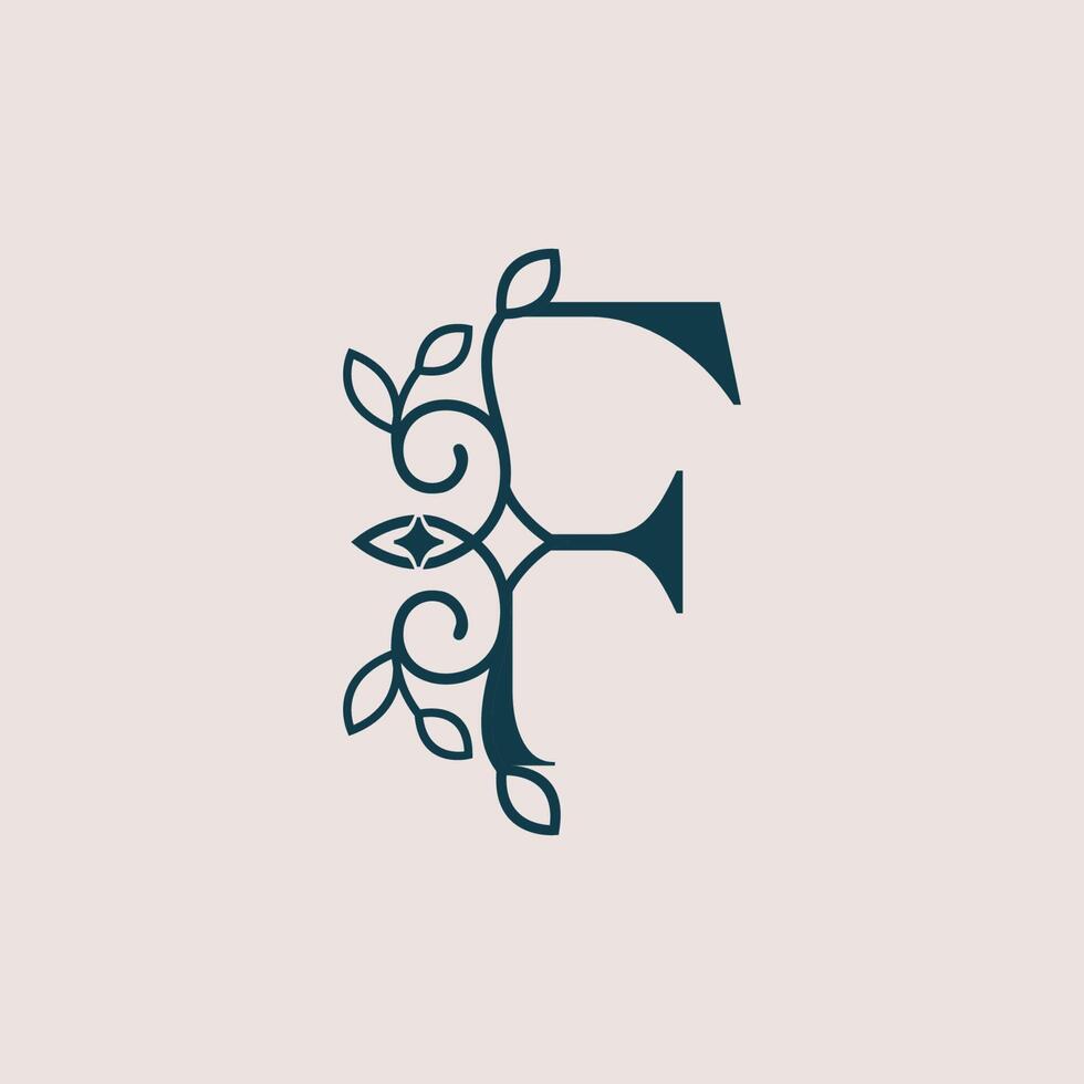 brand logo design template beauty cosmetic F 17556152 Vector Art at ...
