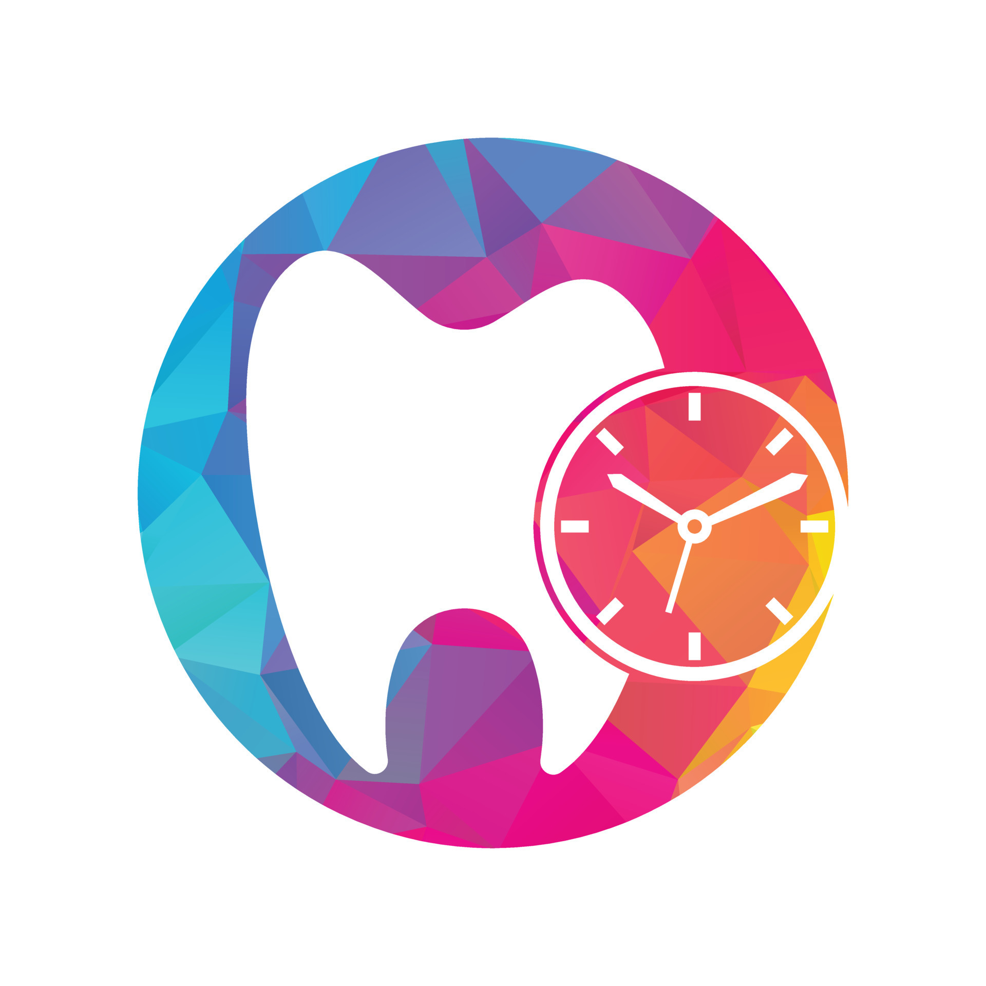 plantilla de diseño de logotipo de vector de tiempo dental. diseño de ... plantilla de diseño de logotipo de vector de tiempo dental. diseño de ...