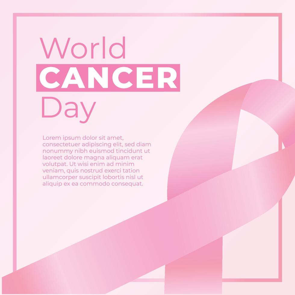 Breast Cancer Awareness Creative Social Media Post 17566802 Vector Art