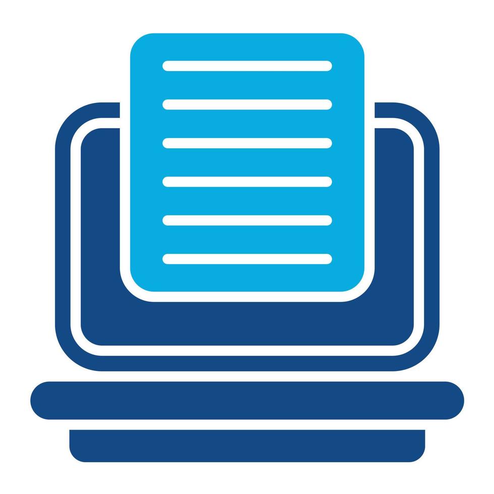 Data Entry Glyph Two Color Icon 17569944 Vector Art at Vecteezy