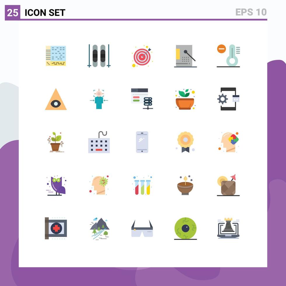 25 Universal Flat Colors Set For Web And Mobile Applications Climate Development Arrow Design