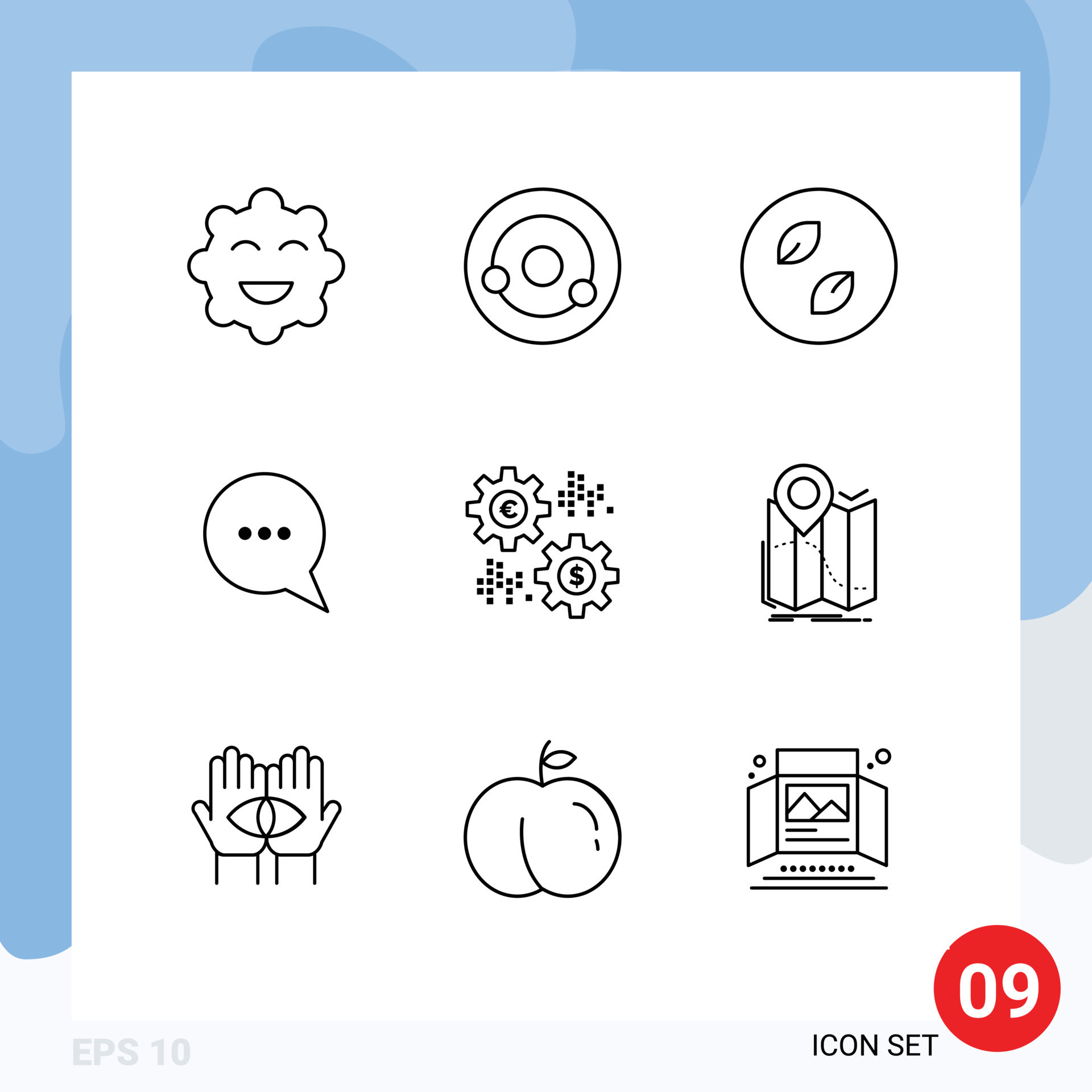 9 Universal Outlines Set For Web And Mobile Applications Rate Money