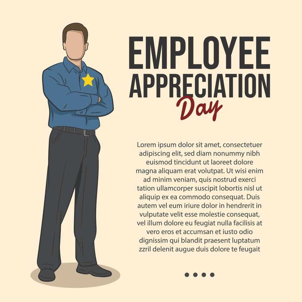 Happy National Employee Appreciation Day template 17578821 Vector Art ... Happy National Employee Appreciation Day template 17578821 Vector Art ...