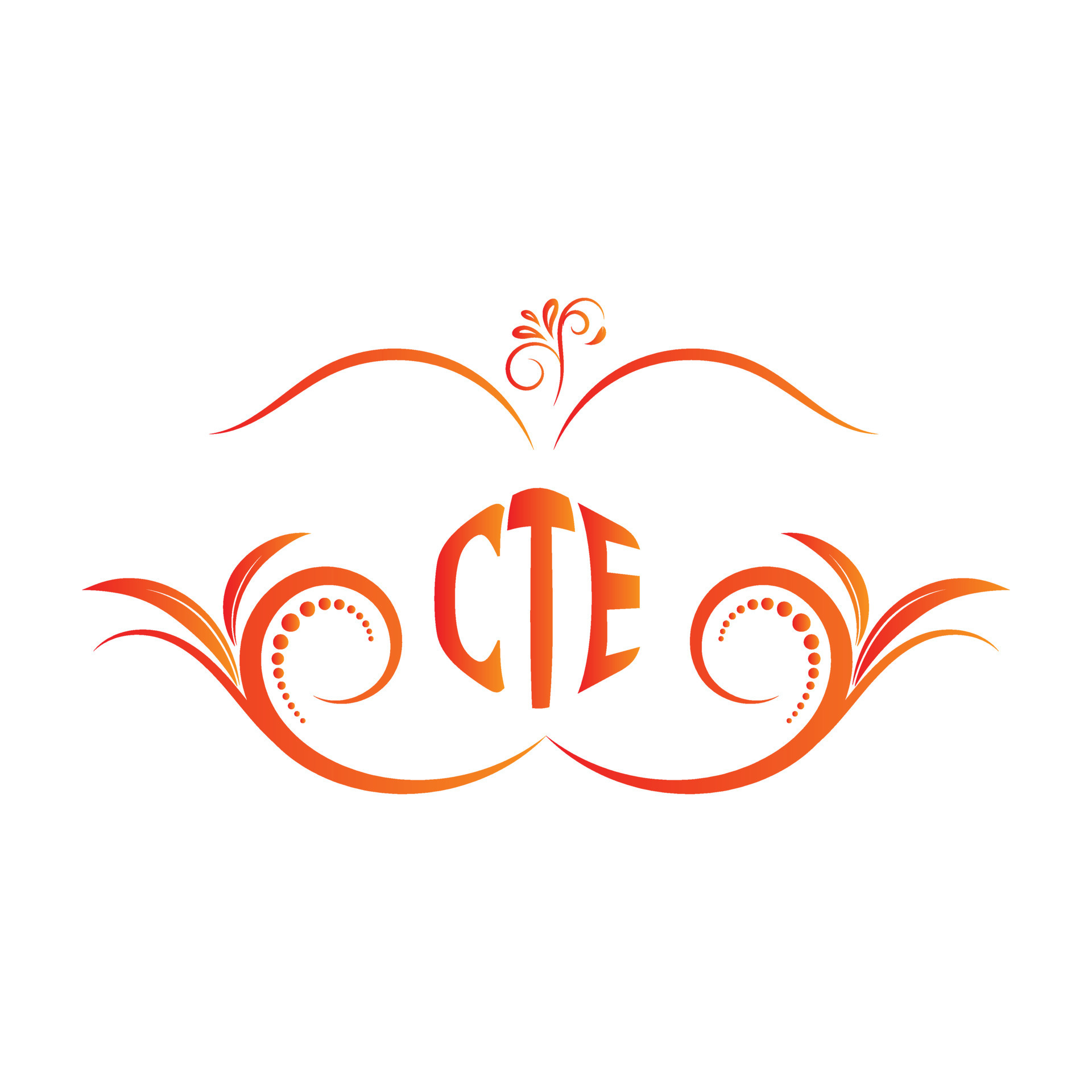 Cte Letter Logo Design Cte Vector Logo Cte With Shape Cte Template