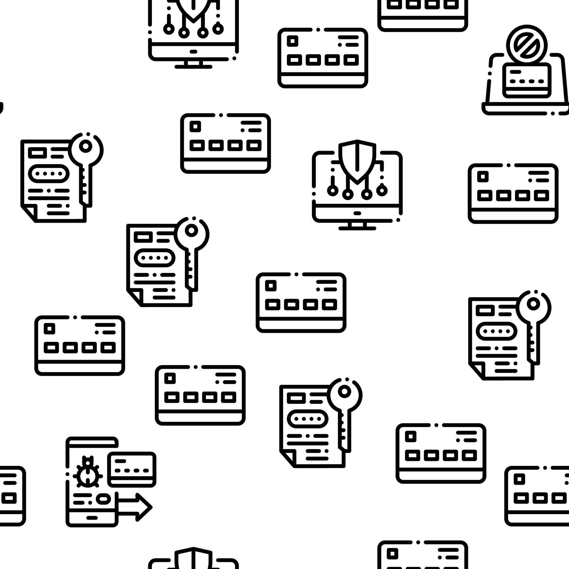 Carder Hacker Seamless Pattern Vector 17583015 Vector Art at Vecteezy