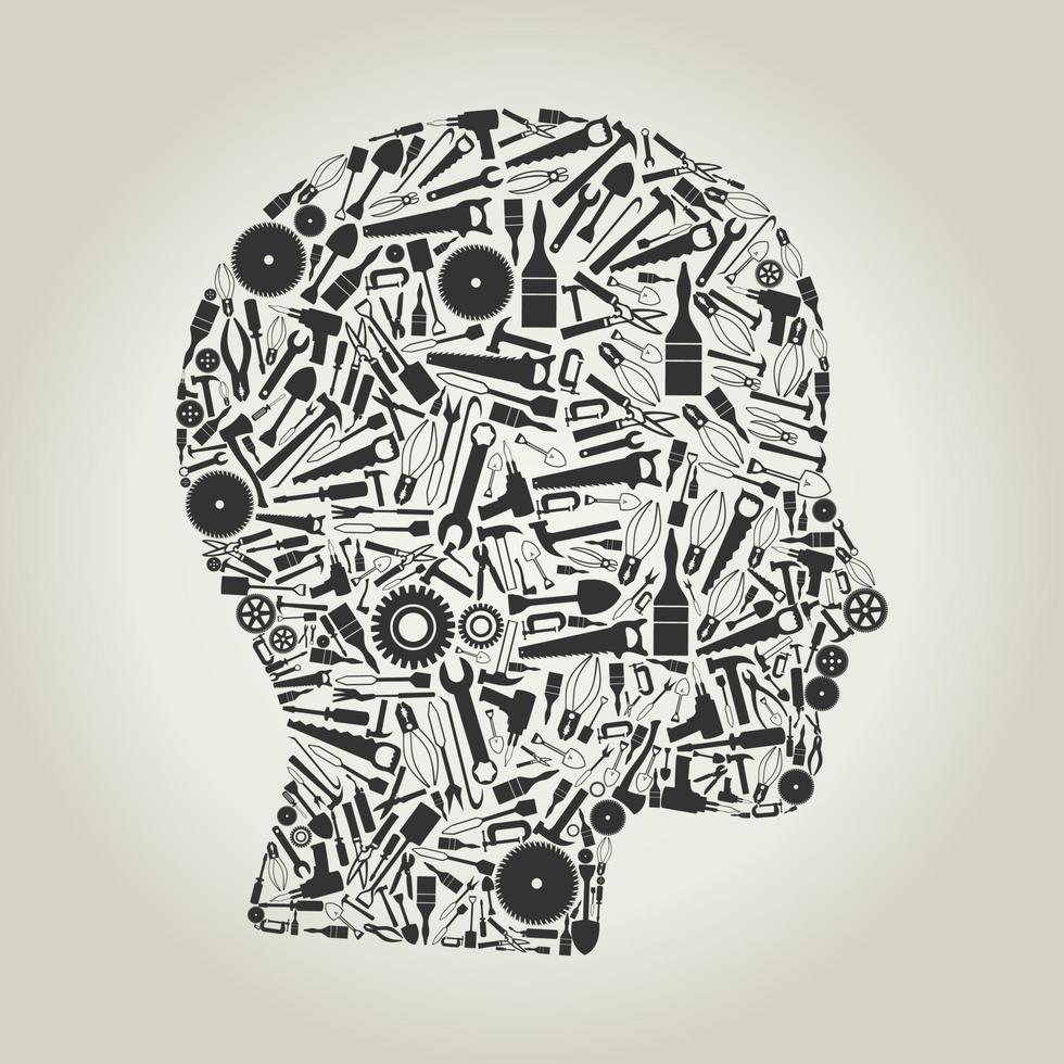 Abstraction On The Subject Of The Tool 17583510 Vector Art At Vecteezy