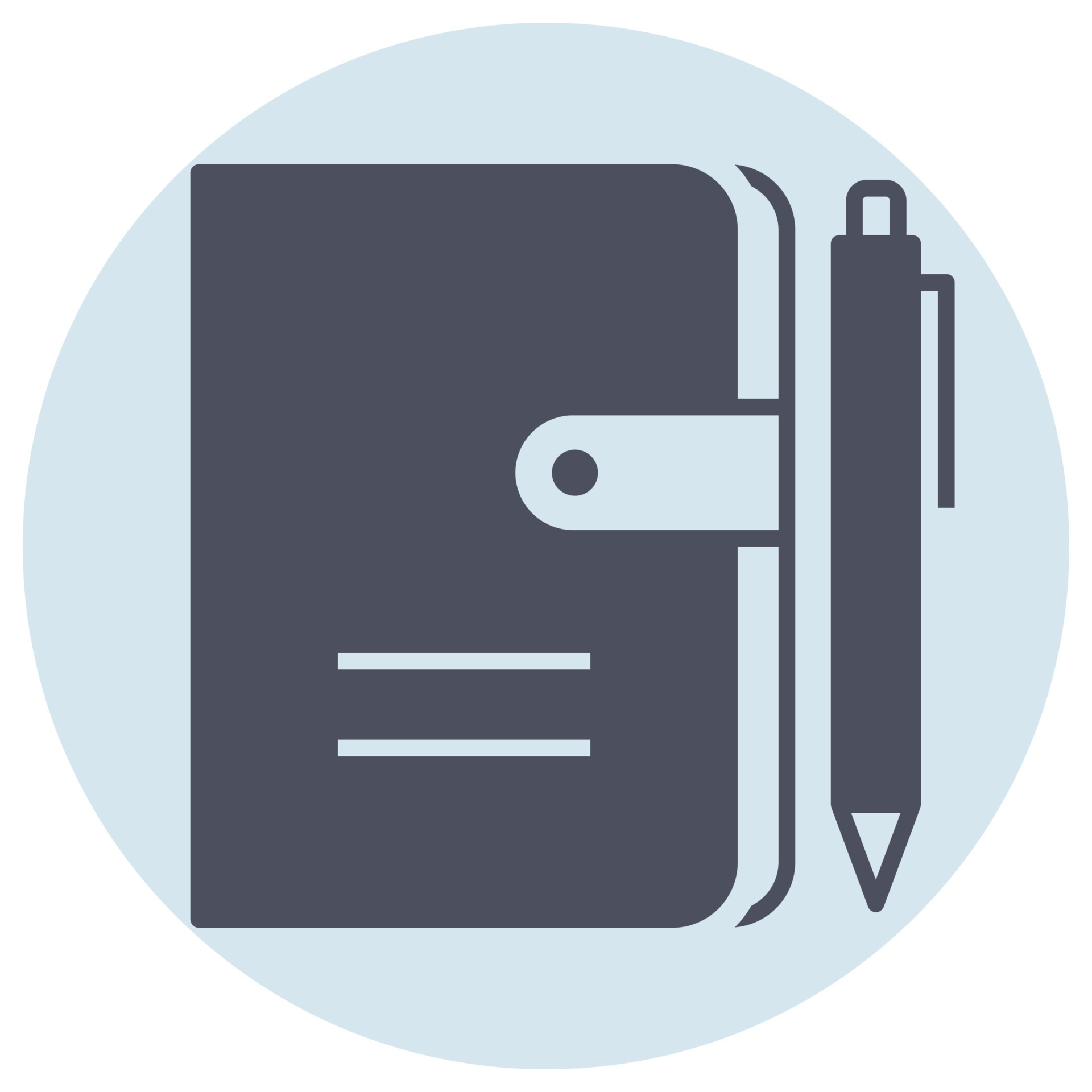 Glyph icon for notebook. 17584766 Vector Art at Vecteezy