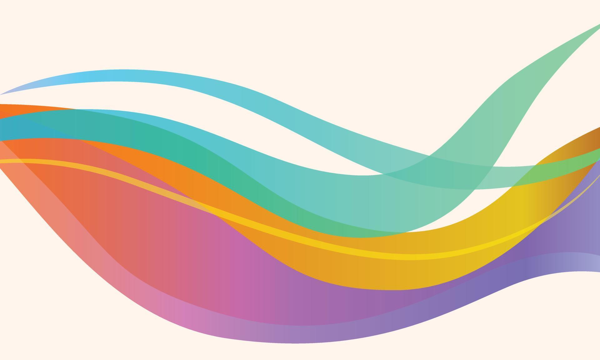 colorful abstract wave vector background Art Illustration 17585336 ...